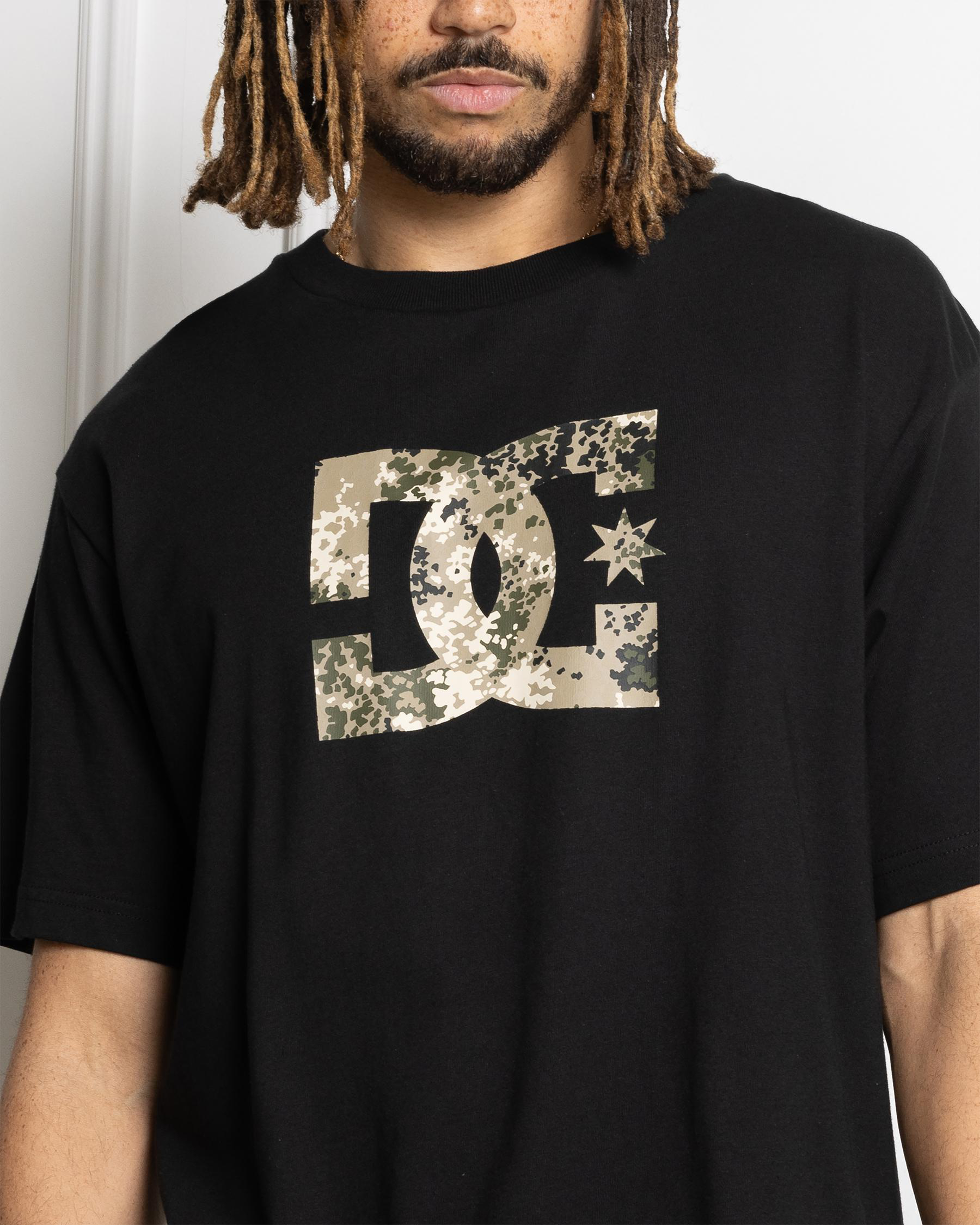 Shop DC Shoes DC Star Fill T-Shirt In Black - Fast Shipping & Easy ...