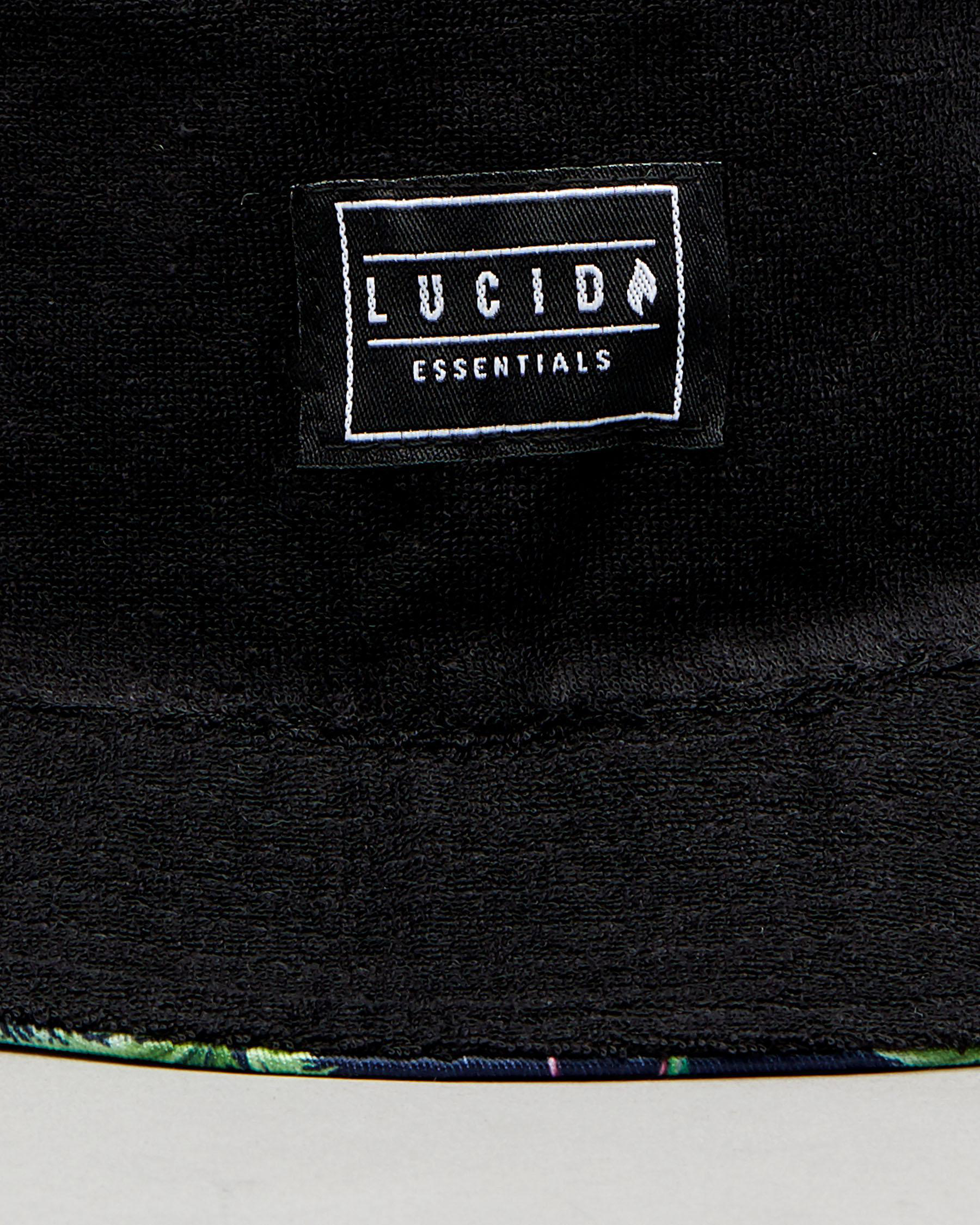 Shop Lucid Maui Reversible Bucket Hat In Multi/black - Fast Shipping ...