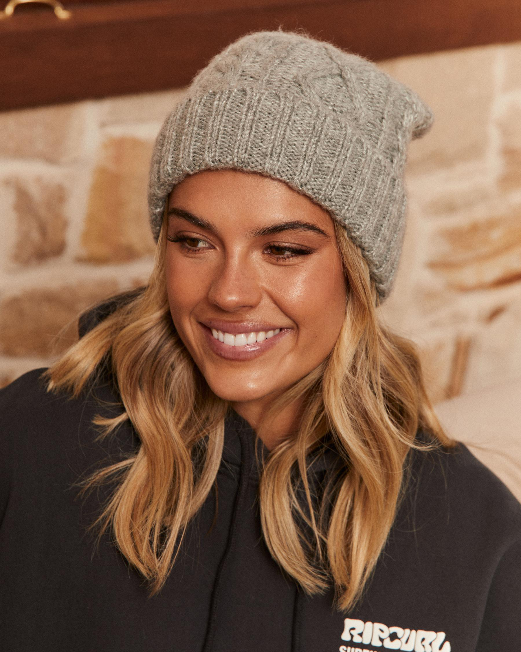 Shop Mooloola Jovie Beanie In Grey - Fast Shipping & Easy Returns ...