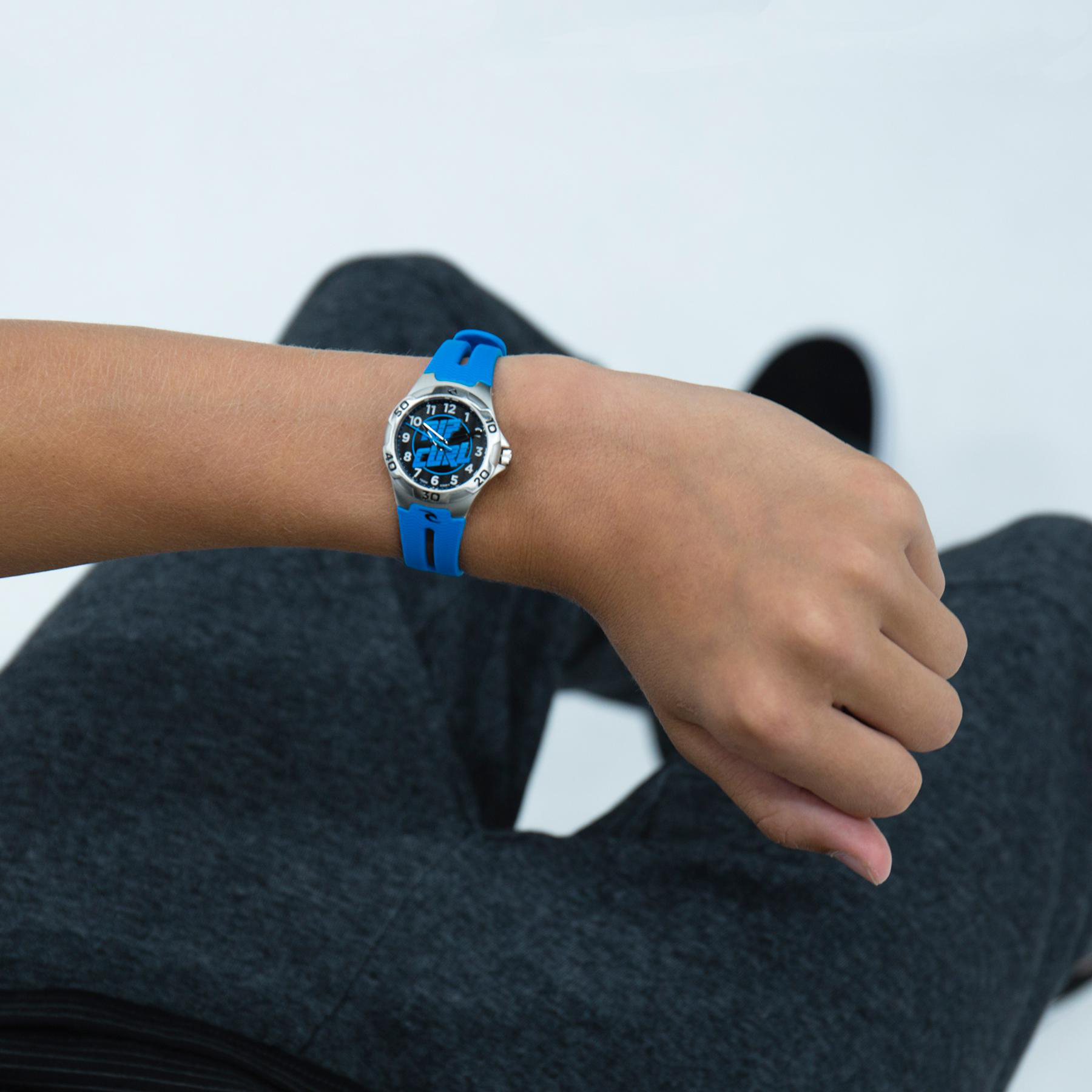 Shop Rip Curl Boys' Brasher Watch In Blue Atoll - Fast Shipping & Easy ...