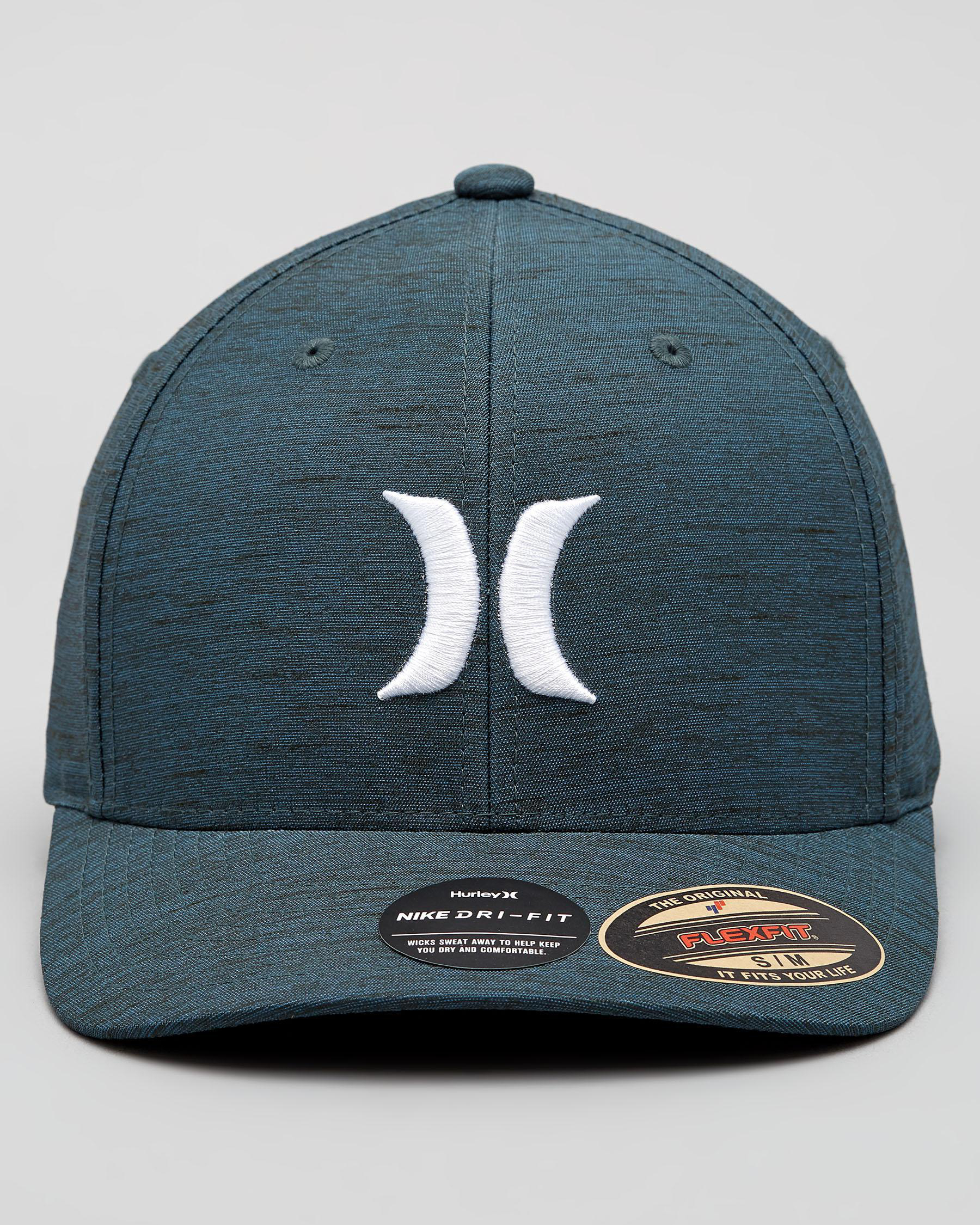 Shop Hurley Dri-Fit Marwick Icon Cap In Ash Green - Fast Shipping ...