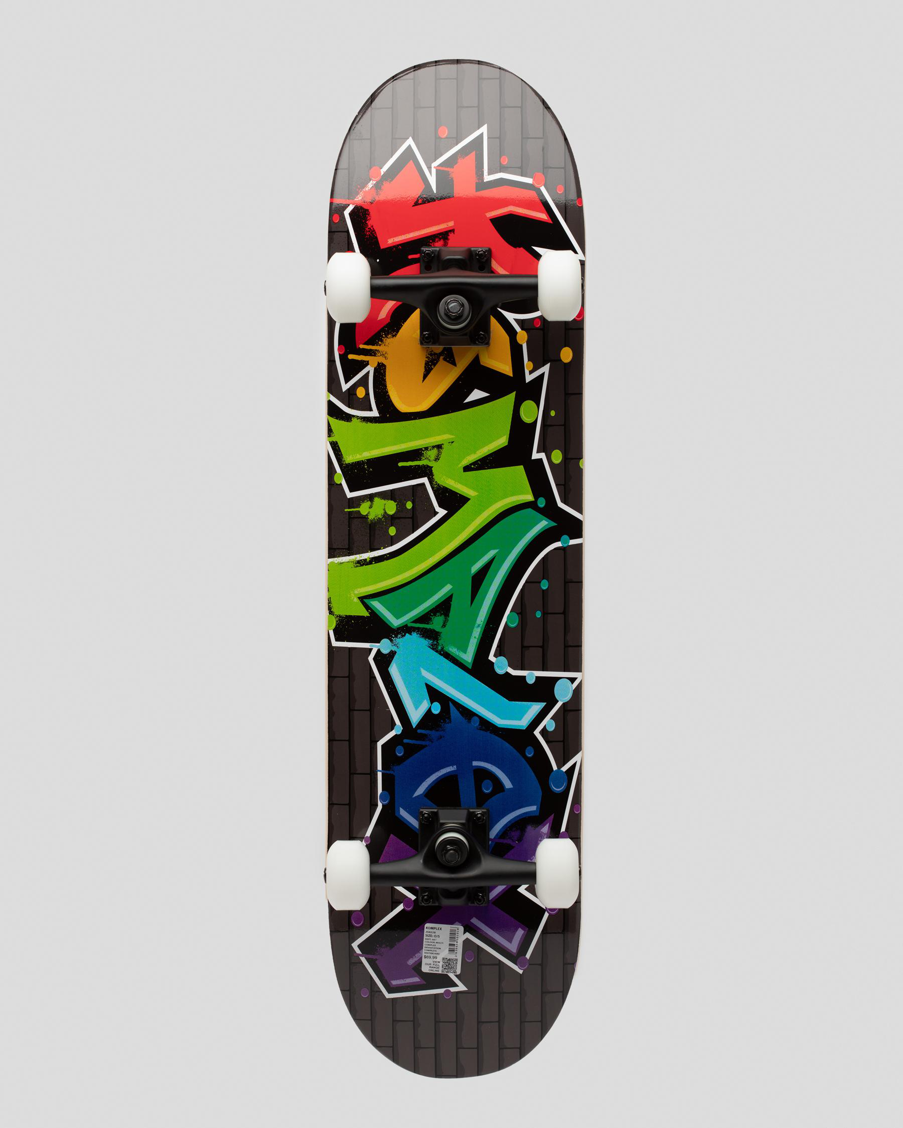 Shop Komplex Devastation Complete Skateboard In Multi - Fast Shipping ...