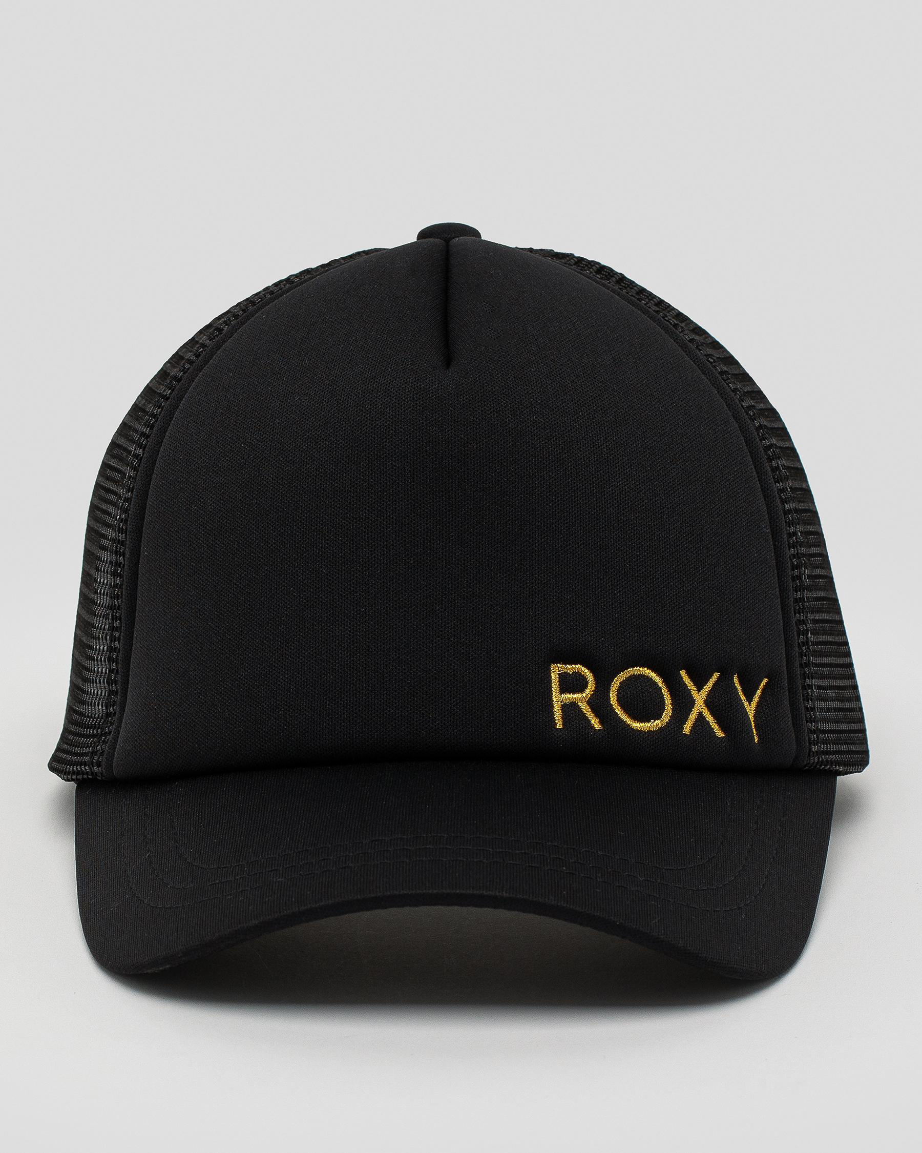 Shop Roxy Finishline 2 Logo Cap In Anthracite - Fast Shipping & Easy ...