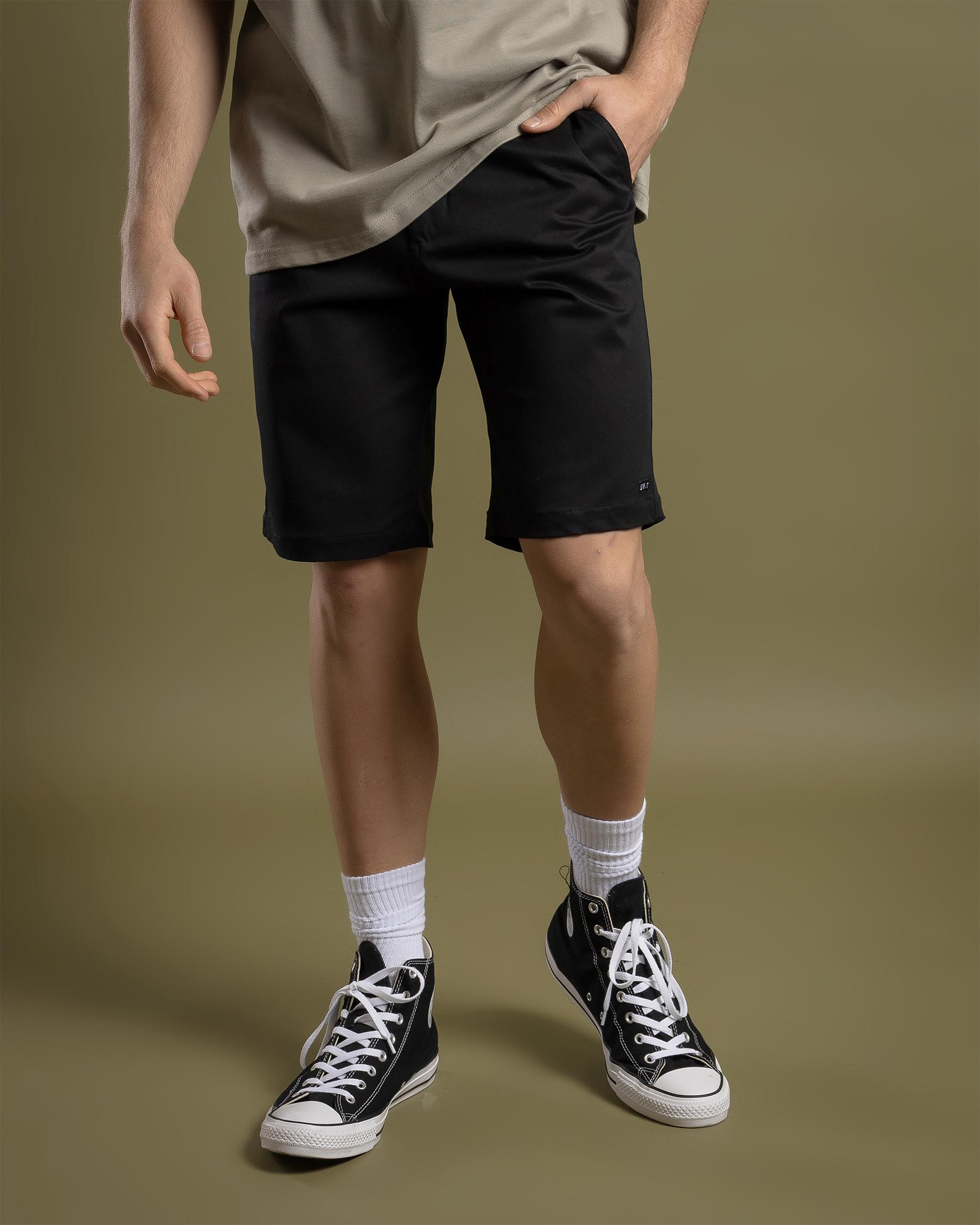 Shop Unit Forte 21" Walk Shorts In Black - Fast Shipping & Easy Returns ...