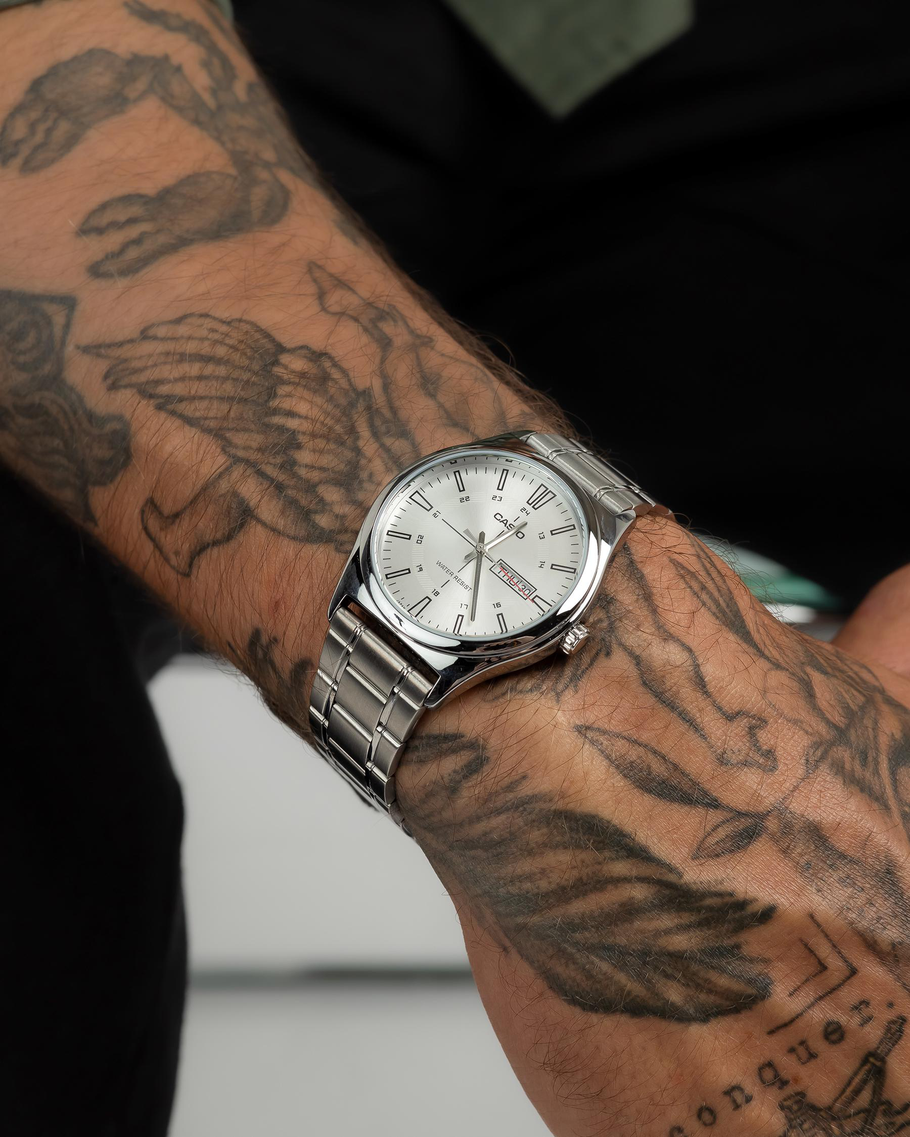 Casio MTPV006D-7C Watch In Silver - FREE* Shipping & Easy Returns ...