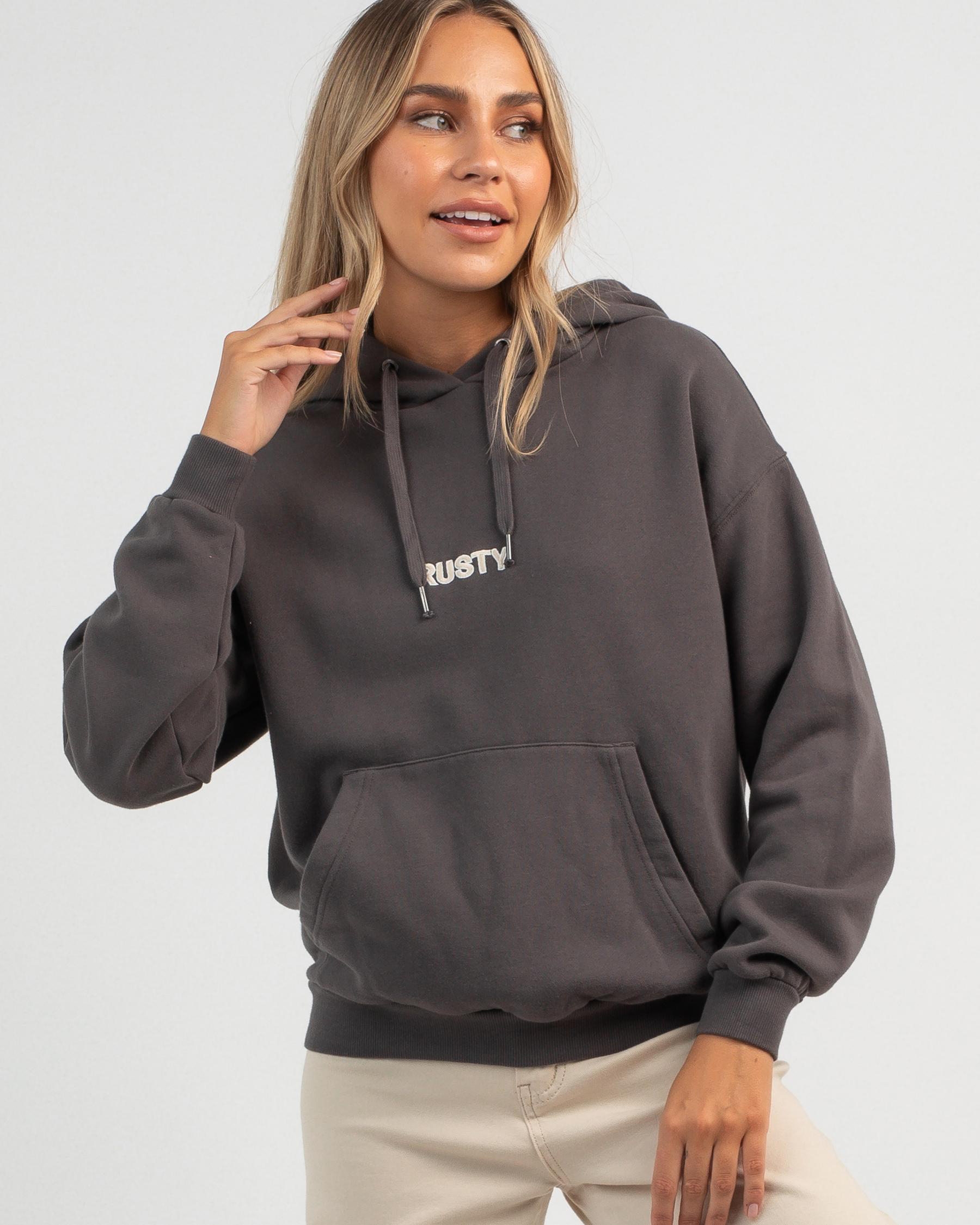 Shop Rusty Movement Hoodie In Charcoal - Fast Shipping & Easy Returns ...