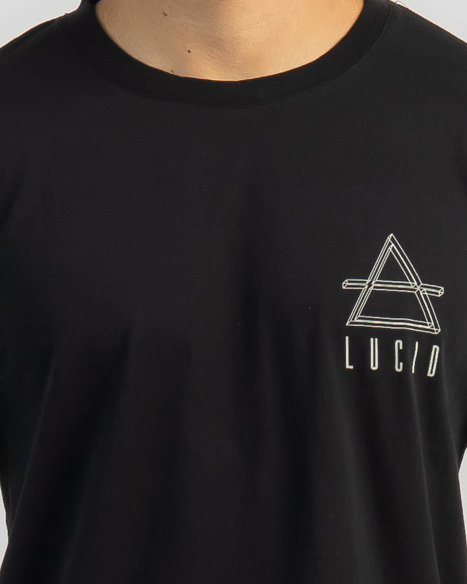 Shop Lucid Darkening T-Shirt In Overdyed Black - Fast Shipping & Easy ...
