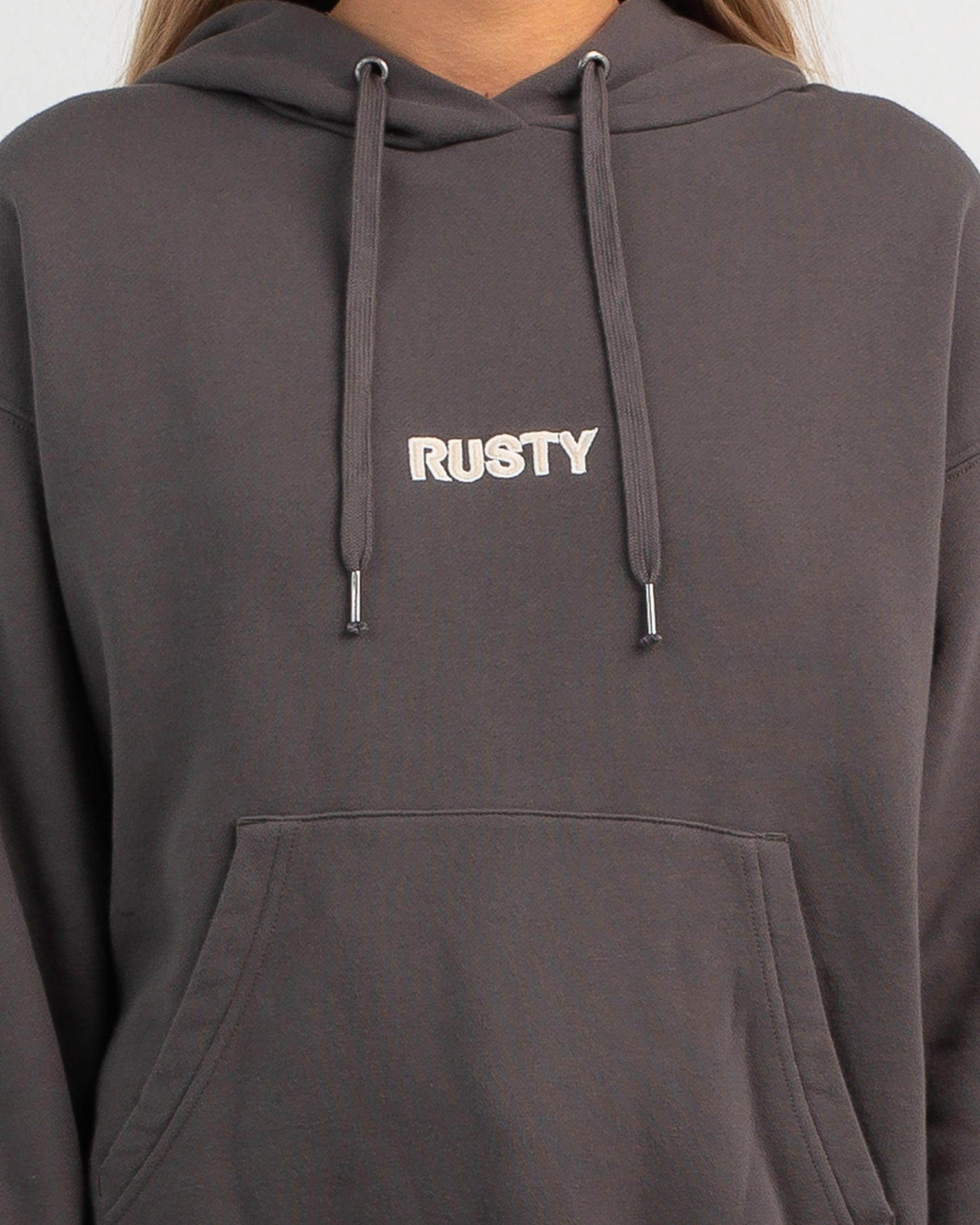 Shop Rusty Movement Hoodie In Charcoal - Fast Shipping & Easy Returns ...