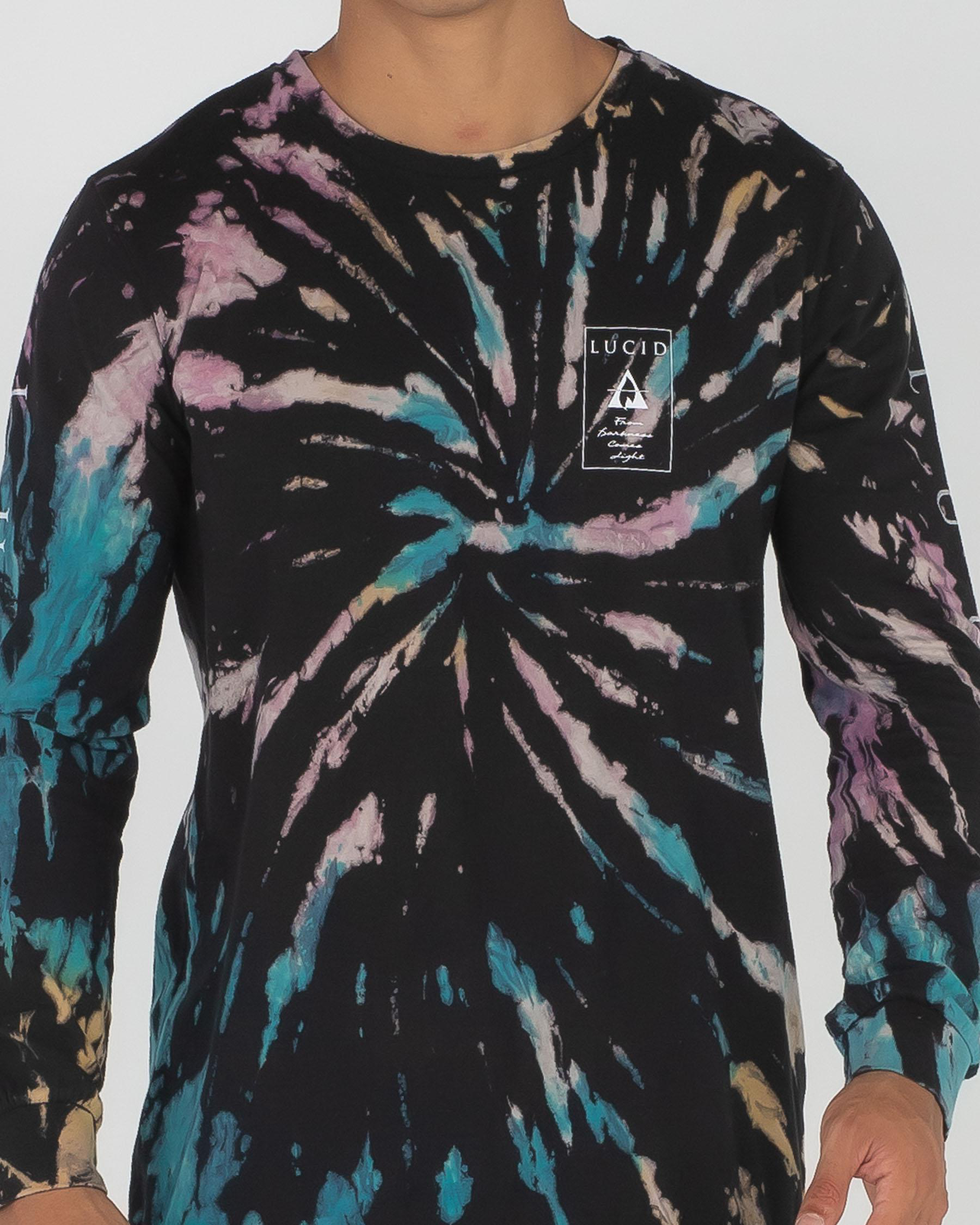 Shop Lucid Cryptic Long Sleeve T-Shirt In Black - Fast Shipping & Easy ...