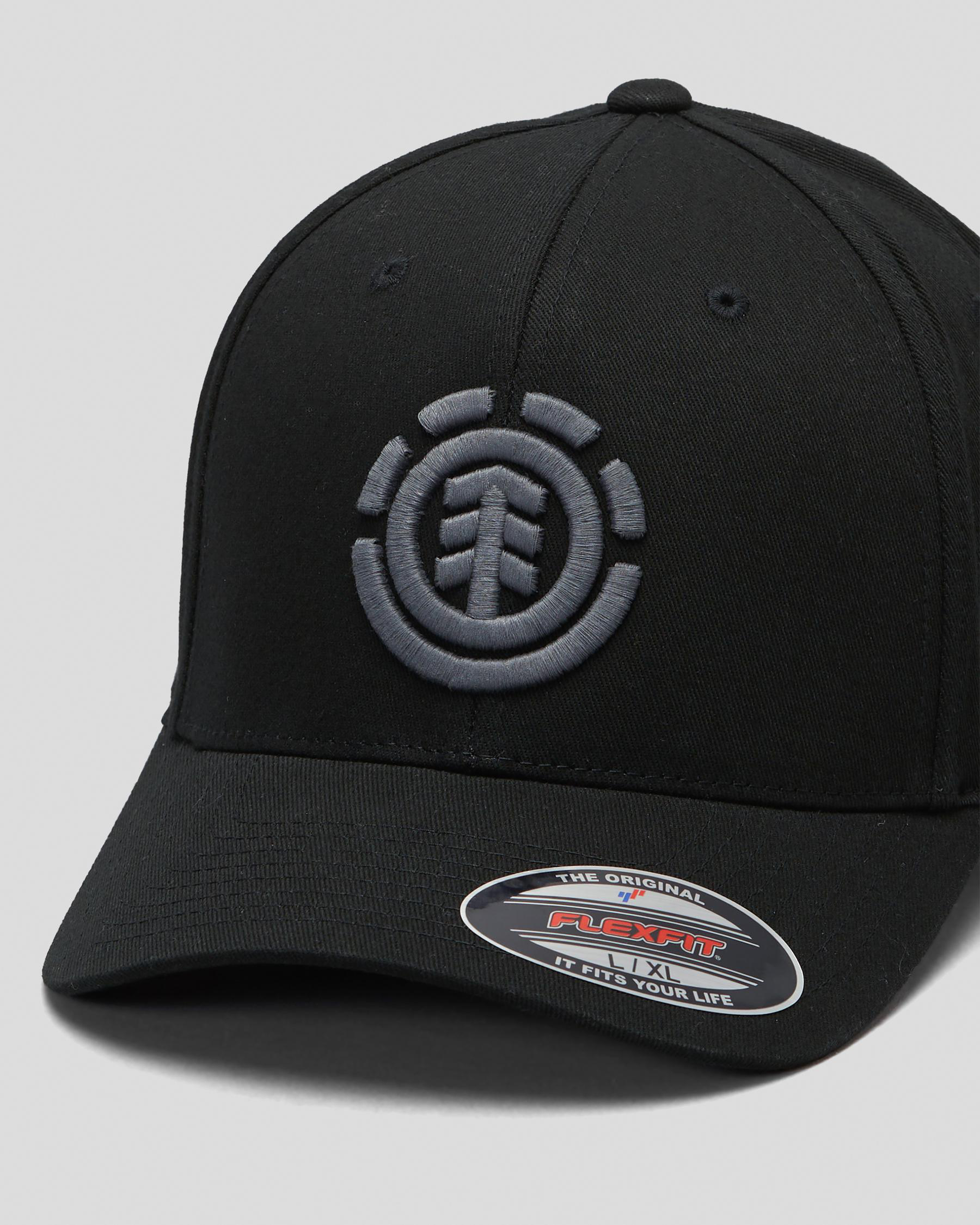 Shop Element Tree Flexfit Cap In Flint Black/charcoal - Fast Shipping ...
