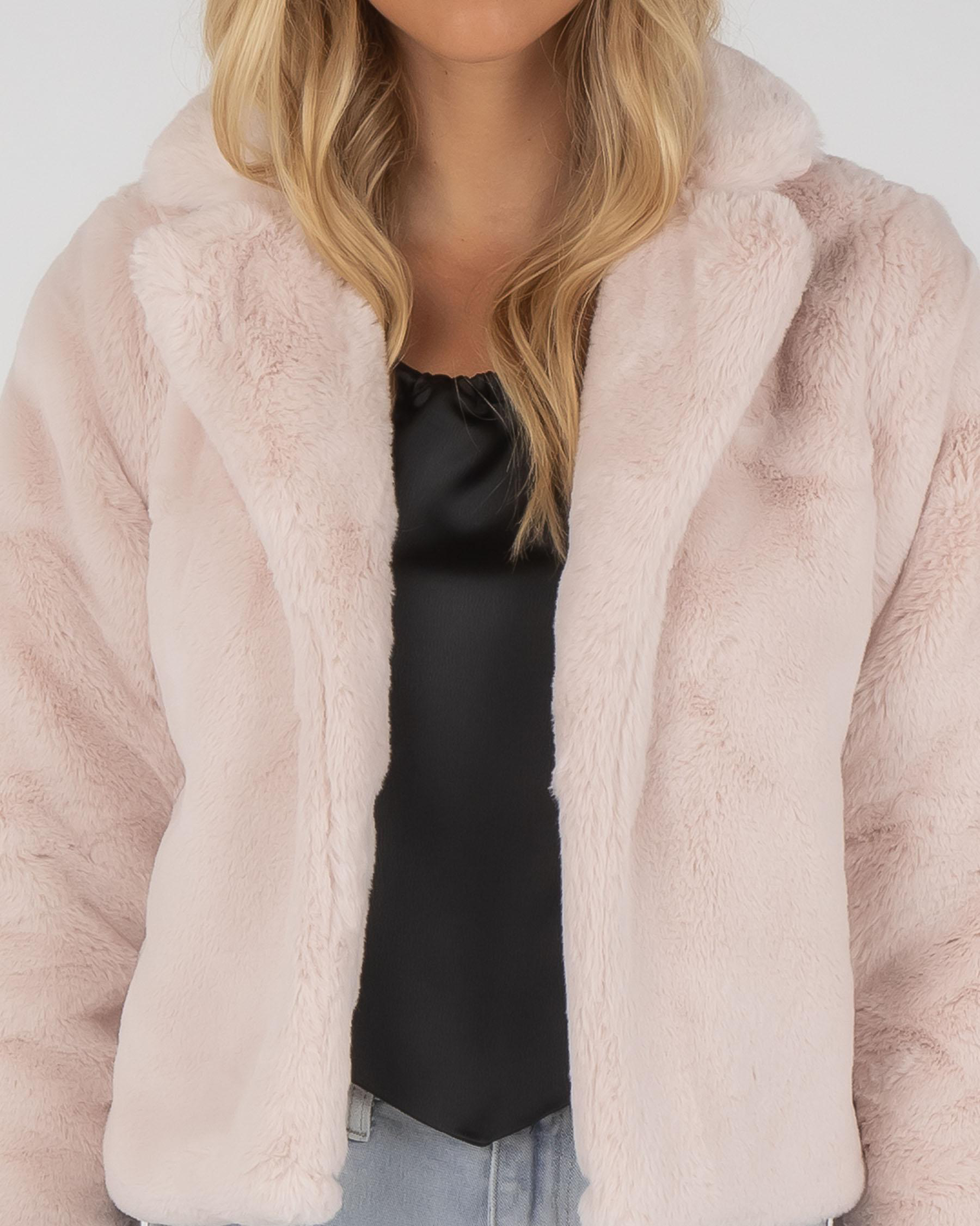 Shop Ava And Ever After Party Jacket In Blush - Fast Shipping & Easy ...