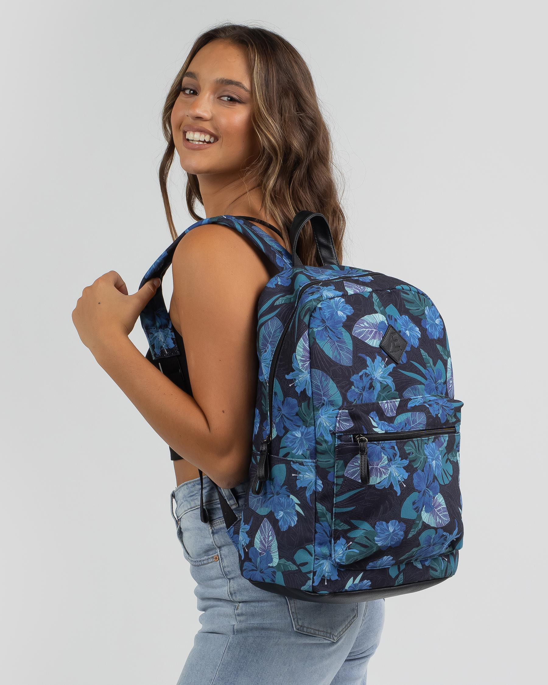 Shop Ava And Ever Brazilia Backpack In Green Print - Fast Shipping ...