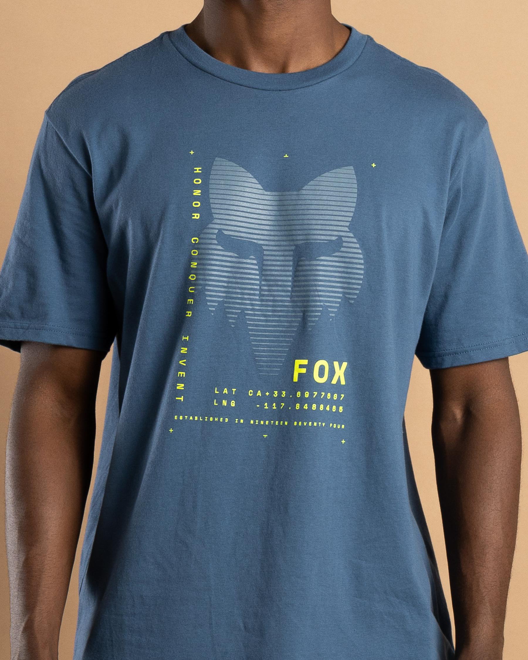 Shop Fox Dispute Premium T-Shirt In Indigo - Fast Shipping & Easy ...