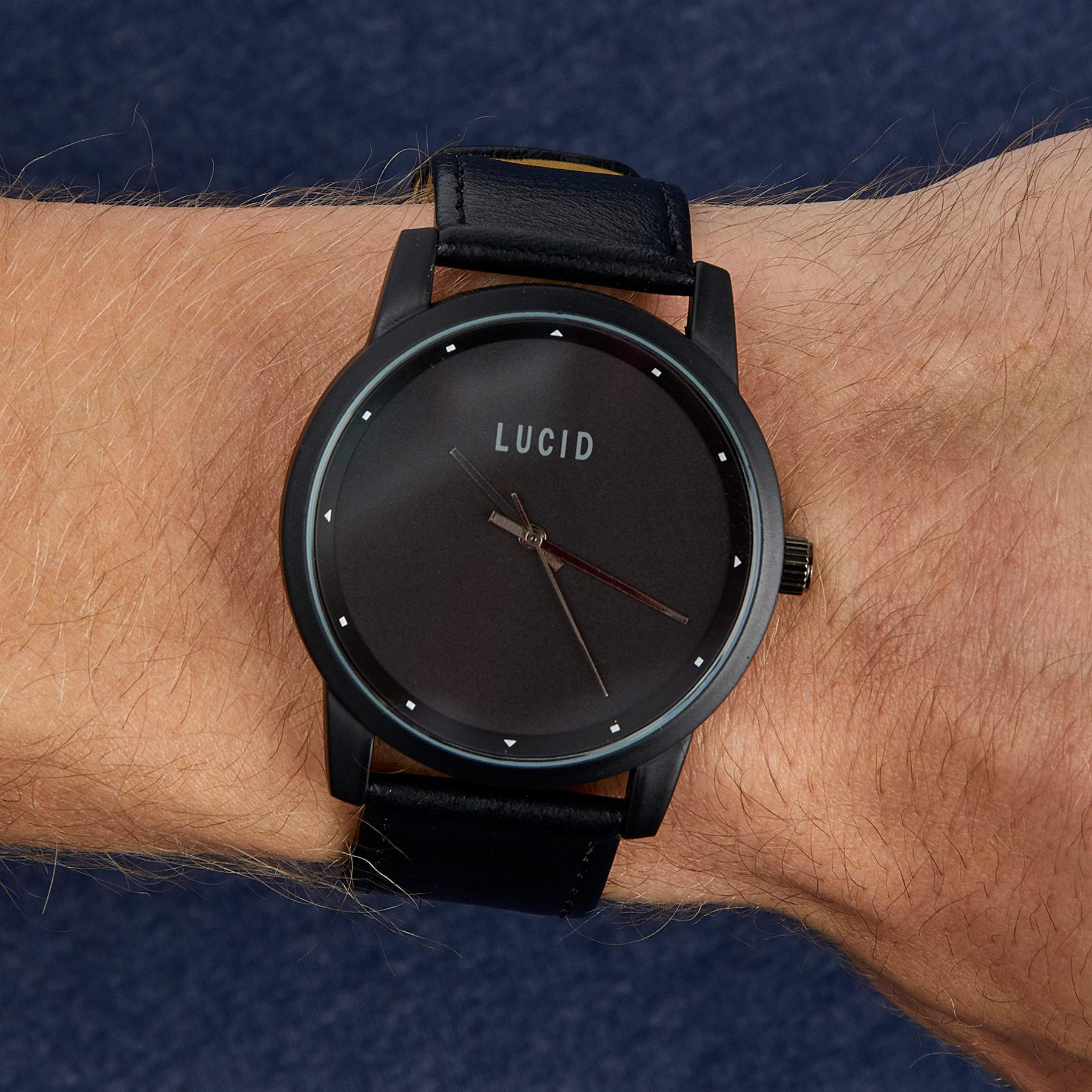 Shop Lucid Spirit Watch In Black/black/black/silver - Fast Shipping ...