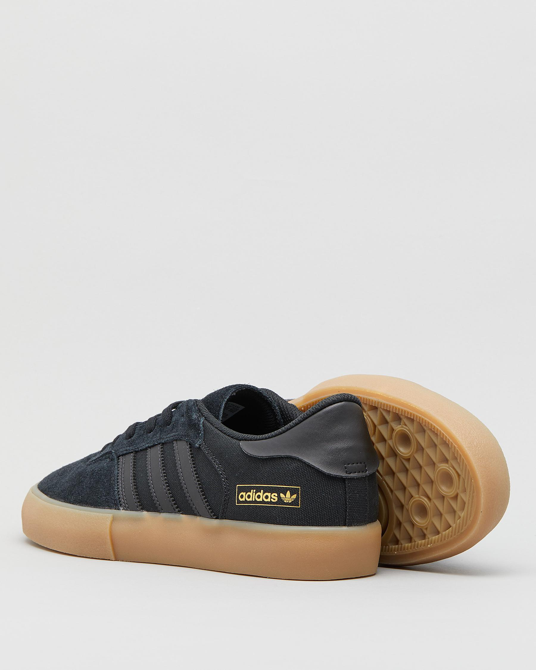Shop adidas Matchbreak Super Shoes In Core Black/core Black/gold - Fast ...