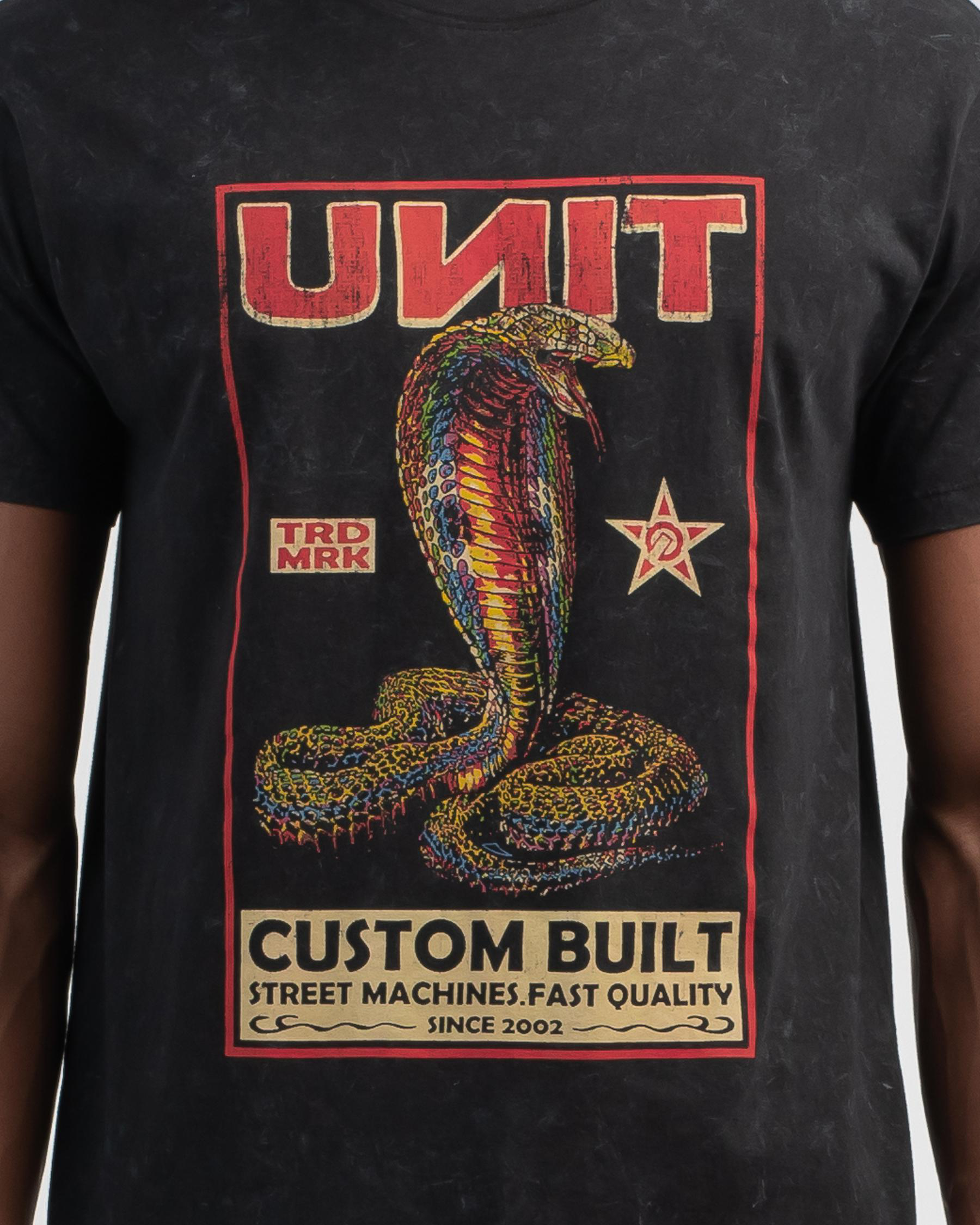 Shop Unit Serpent T-Shirt In Vintage Black - Fast Shipping & Easy ...