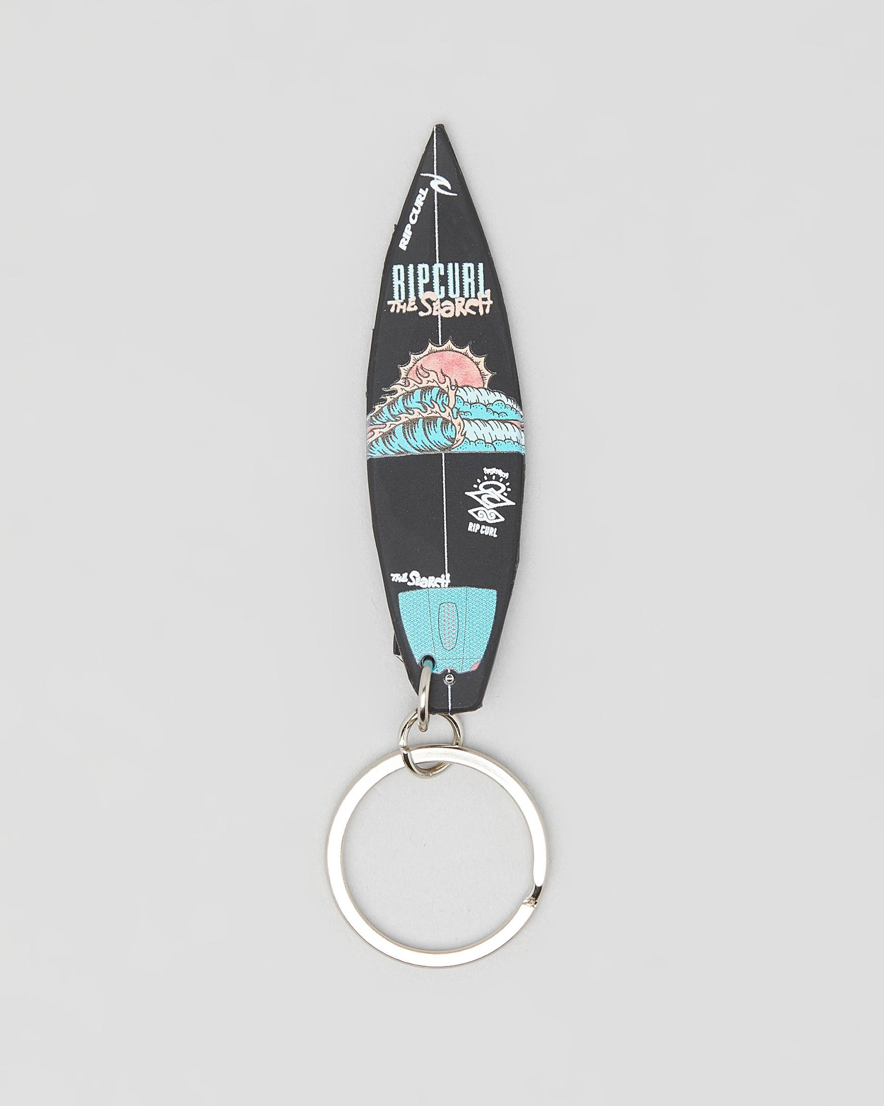 Shop Rip Curl Surfboard Keyring In Black/orange - Fast Shipping & Easy ...