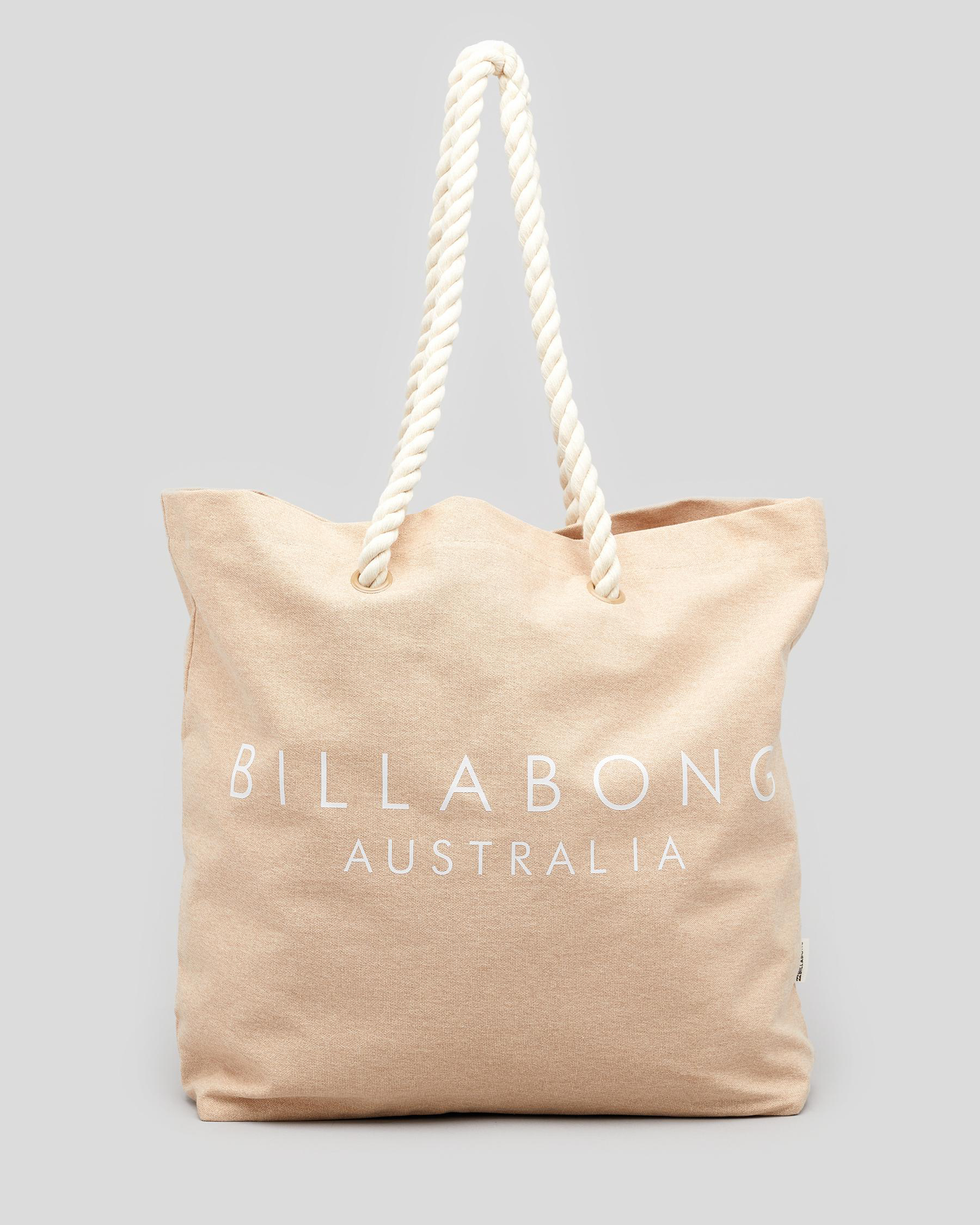 Shop Billabong Serenity Beach Bag In Beige - Fast Shipping & Easy ...