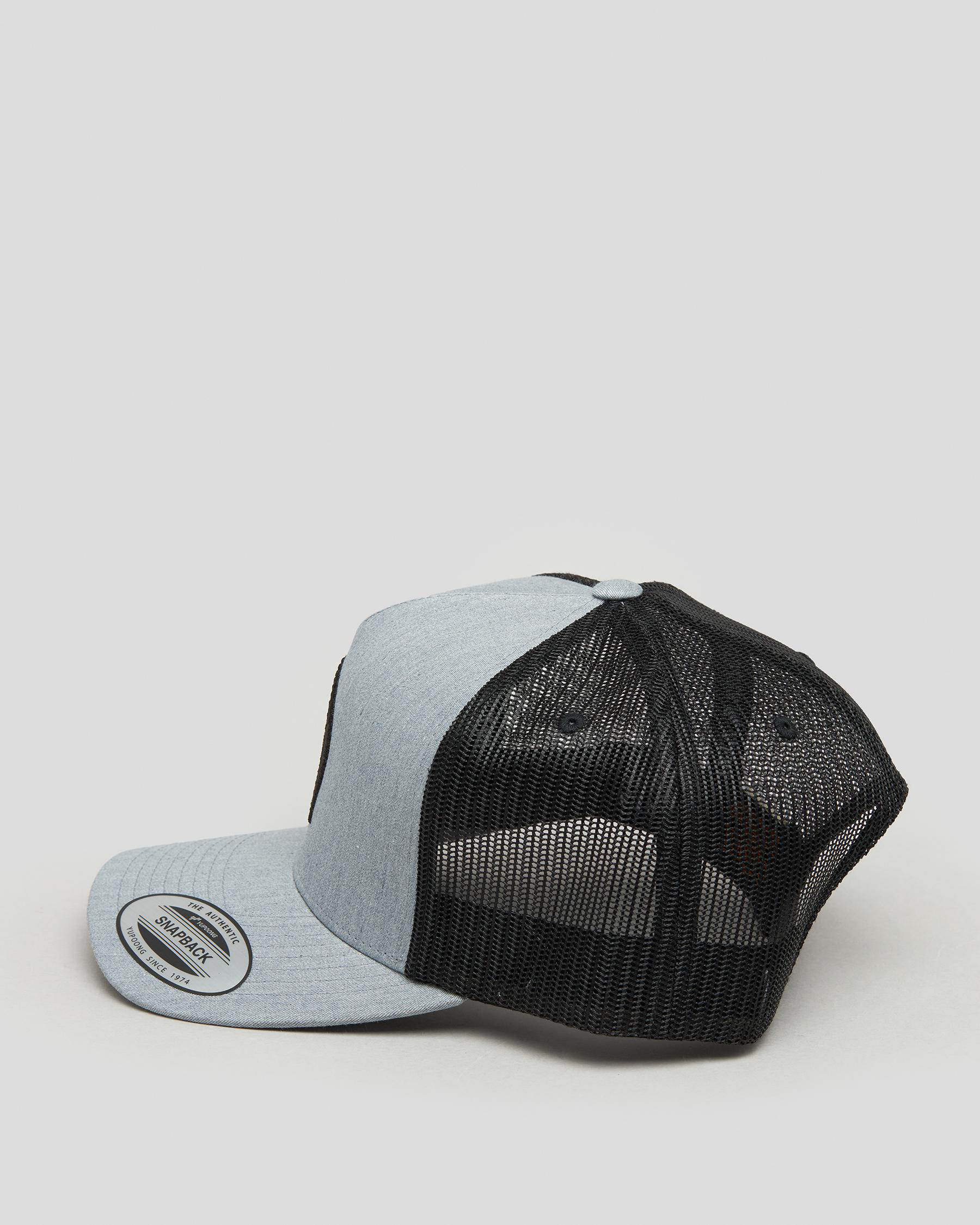 Shop Sparta Siege Trucker Cap In Grey/black - Fast Shipping & Easy ...
