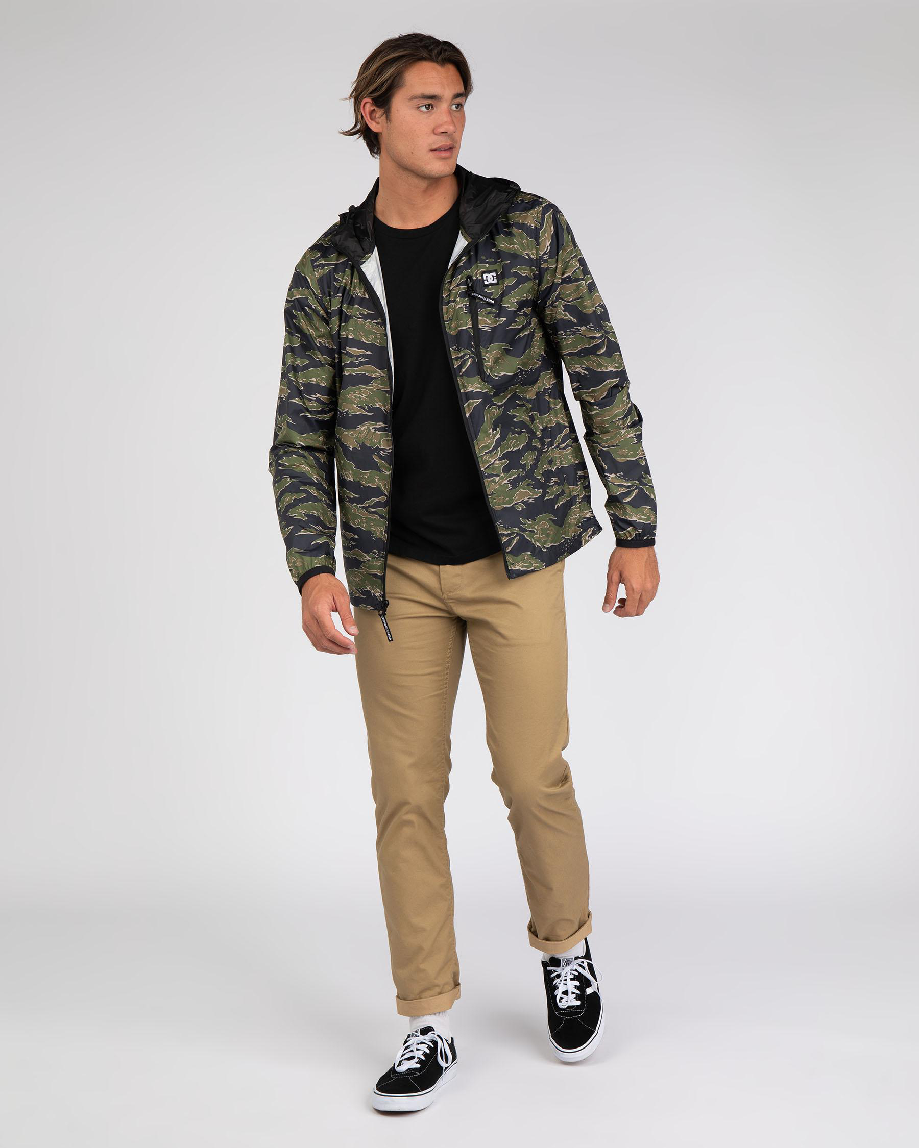 DC Shoes Dagup Print Hooded Jacket In Camo - FREE* Shipping & Easy ...