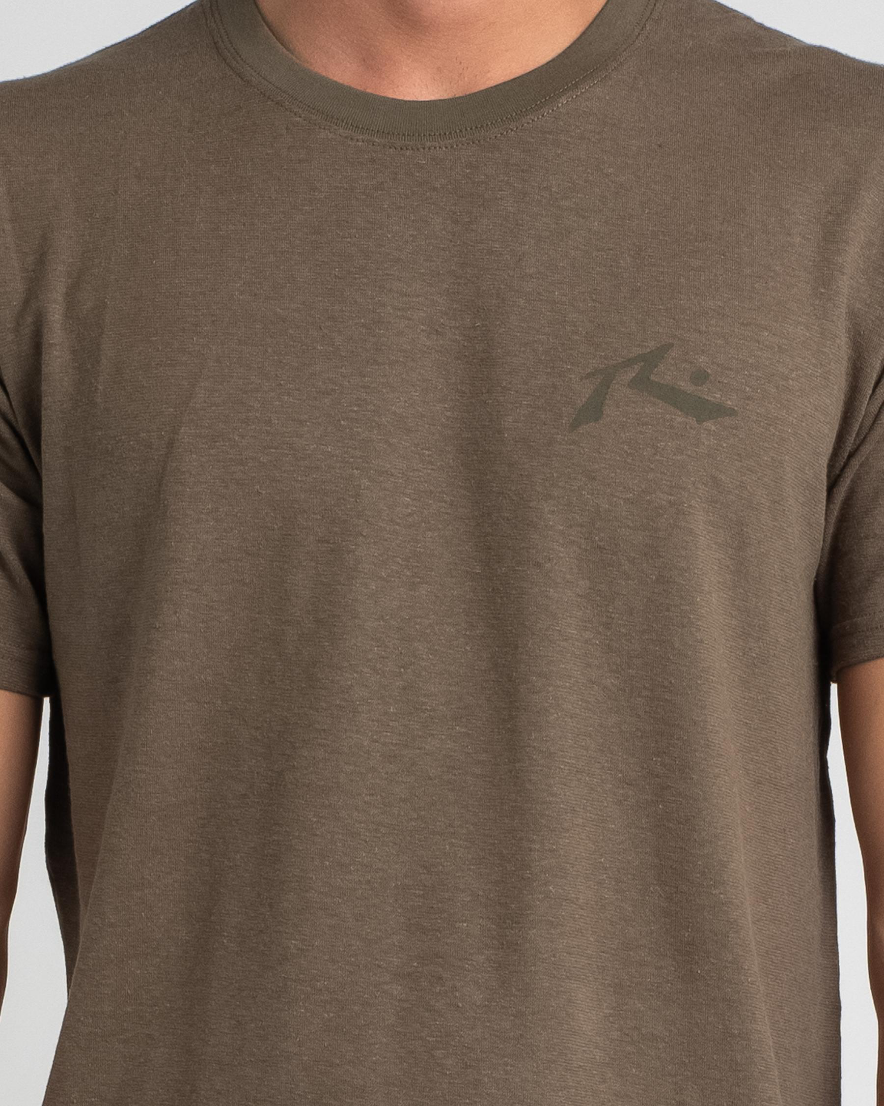 Shop Rusty One Hit Hemp T-Shirt In Gravel - Fast Shipping & Easy ...
