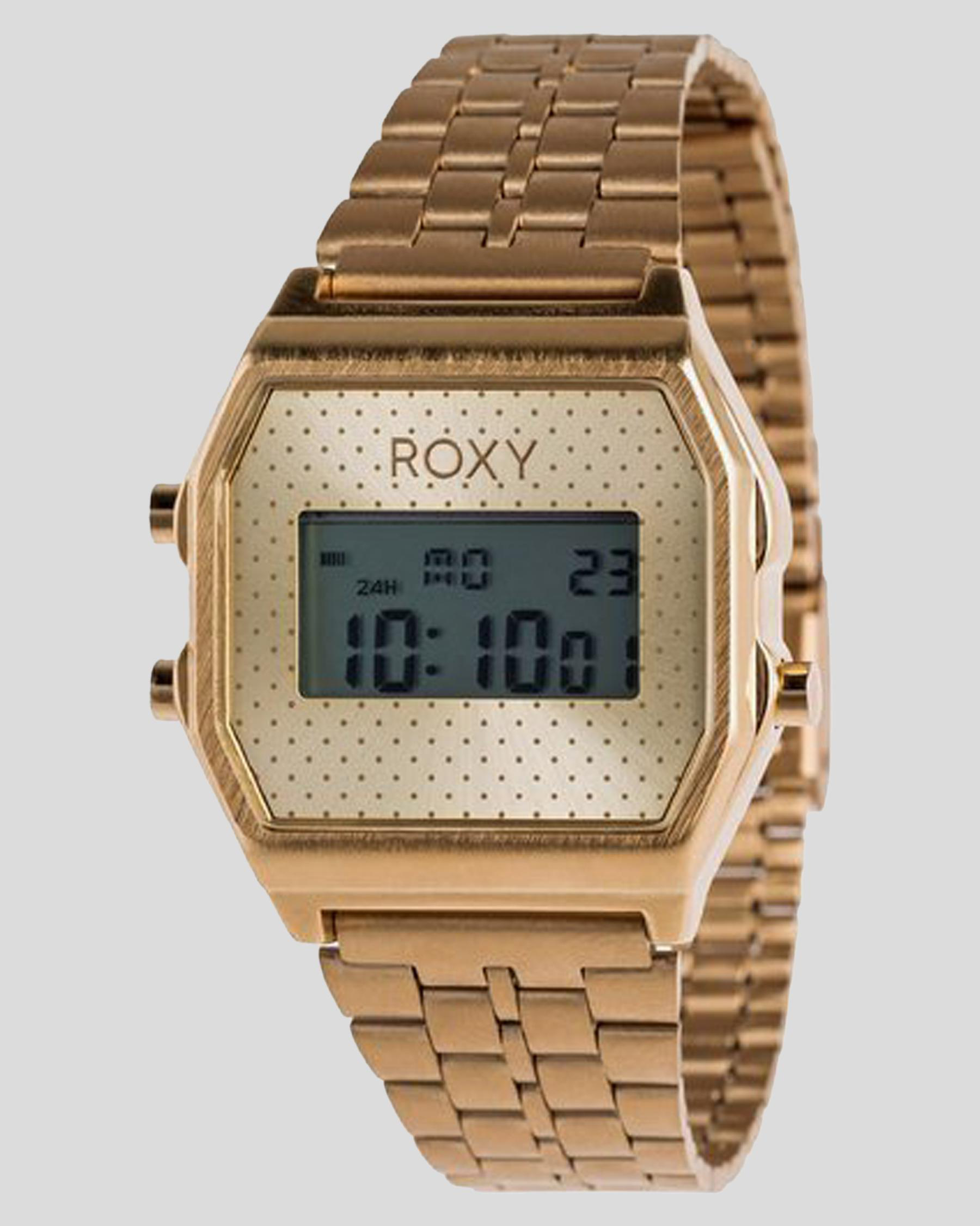 Shop Roxy Shibu Watch In Yellow Gold/yellow Gold/yellow Gold - Fast ...