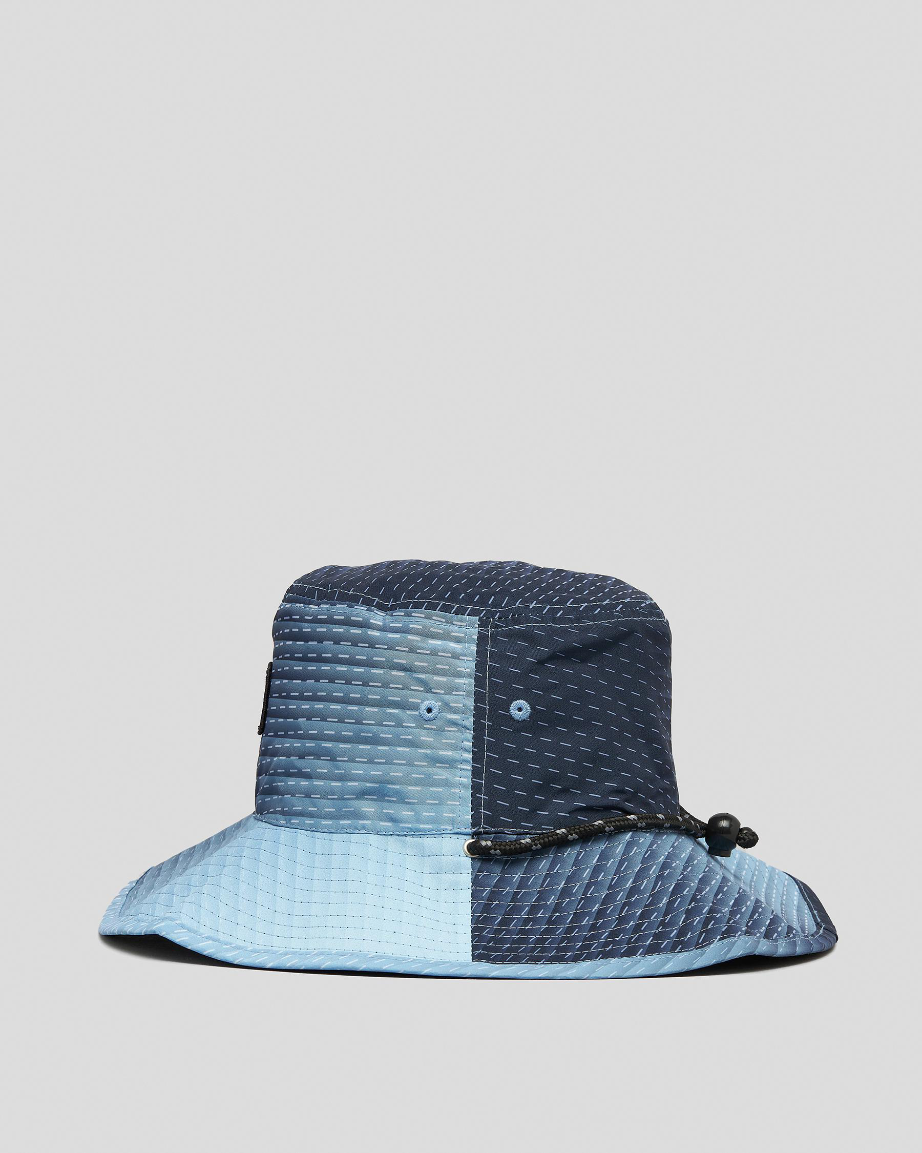Shop Billabong Division Reversible Bucket Hat In Coastal - Fast ...