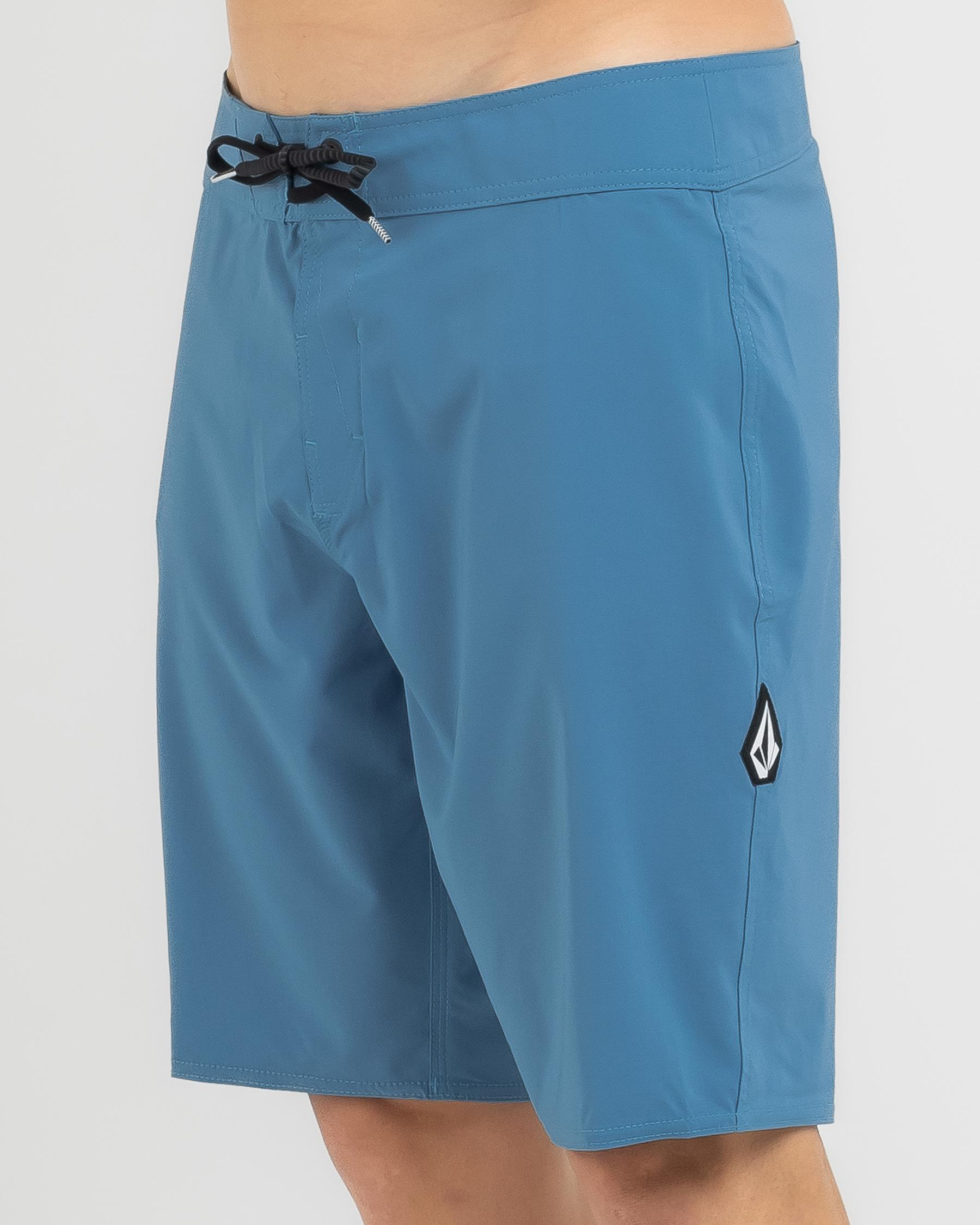 Shop Volcom Lido Solid Mod 20" Board Shorts In Blue Drift - Fast Shipping & Easy Returns - City ...