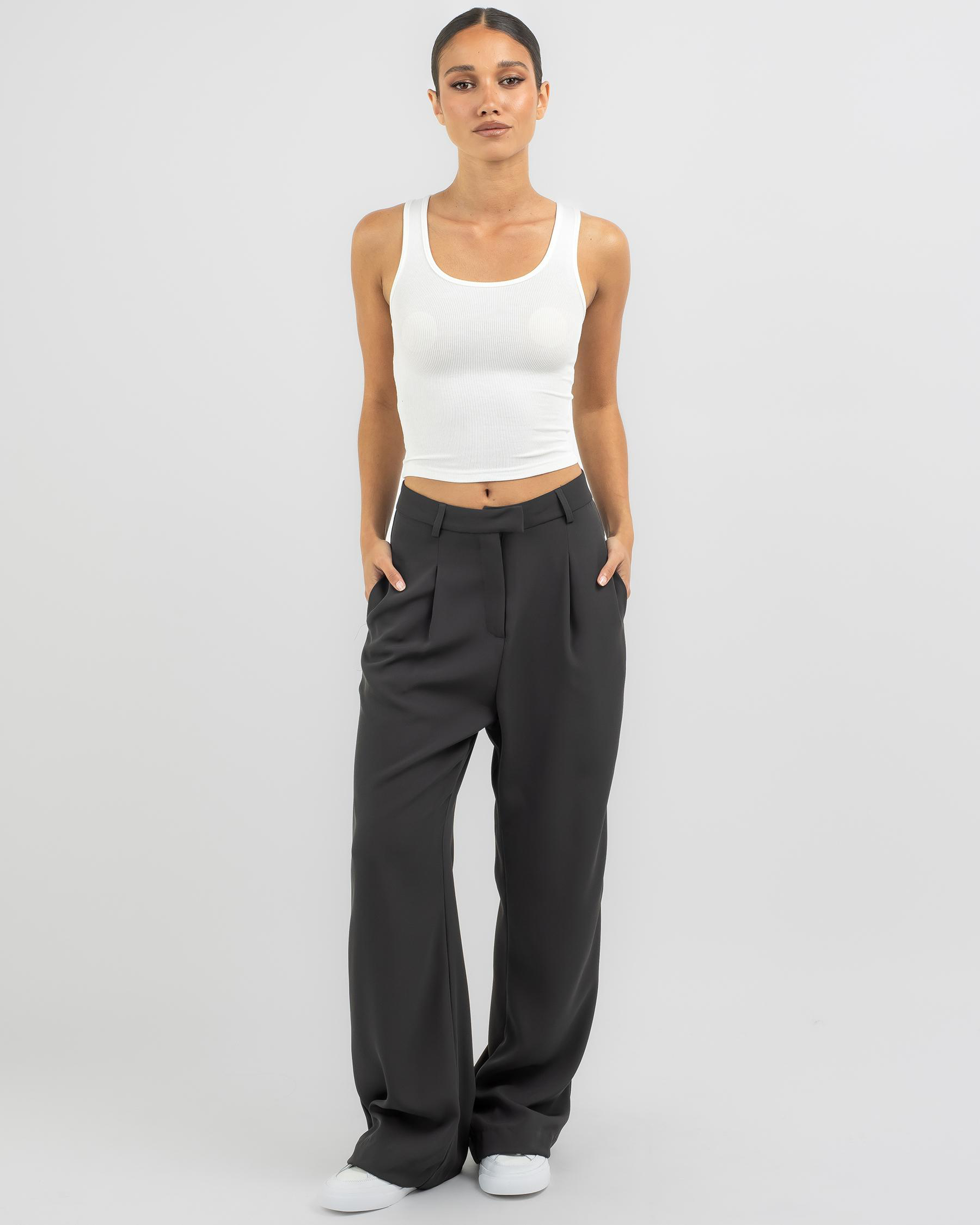 Shop Mika & Gala Veronica Pants In Charcoal - Fast Shipping & Easy Returns - City Beach Australia
