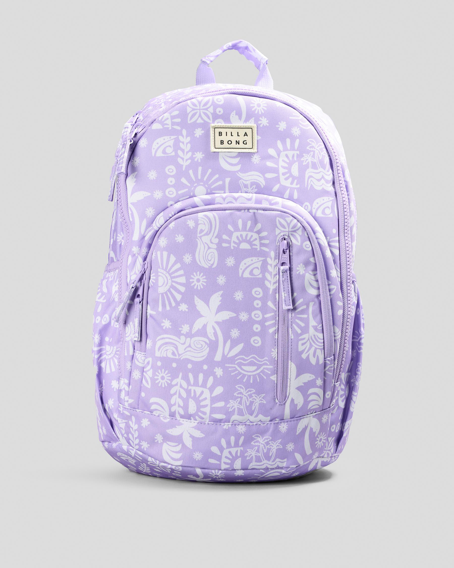 Shop Billabong Paradise Stamp Roadie Jr Backpack In Multi - Fast ...