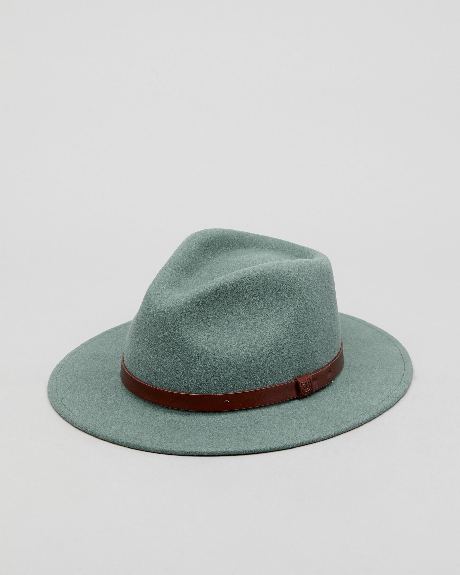 Shop Brixton Messer Fedora In Cypress - Fast Shipping & Easy Returns ...