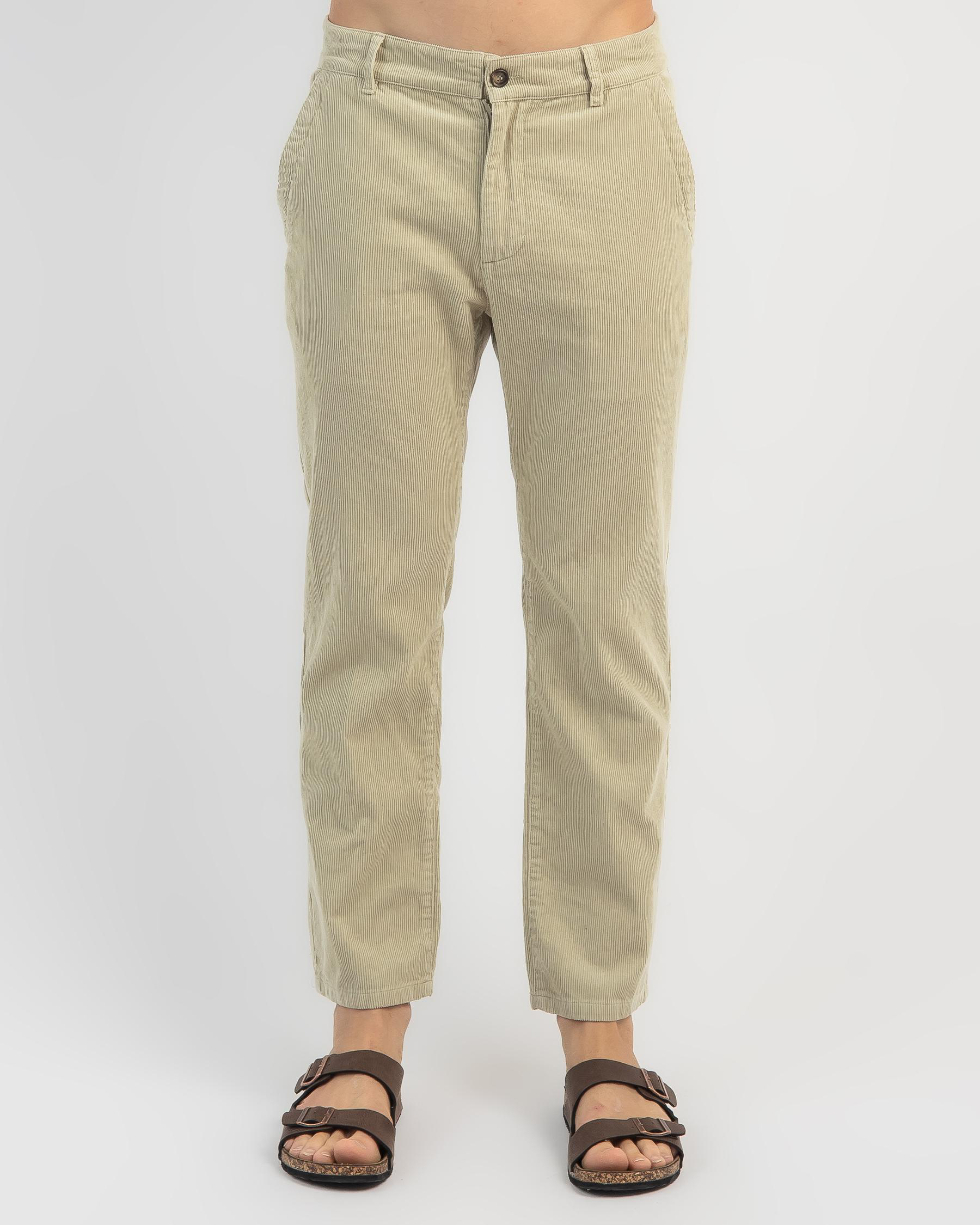 Shop Rhythm Cord Trouser In Sand - Fast Shipping & Easy Returns - City ...