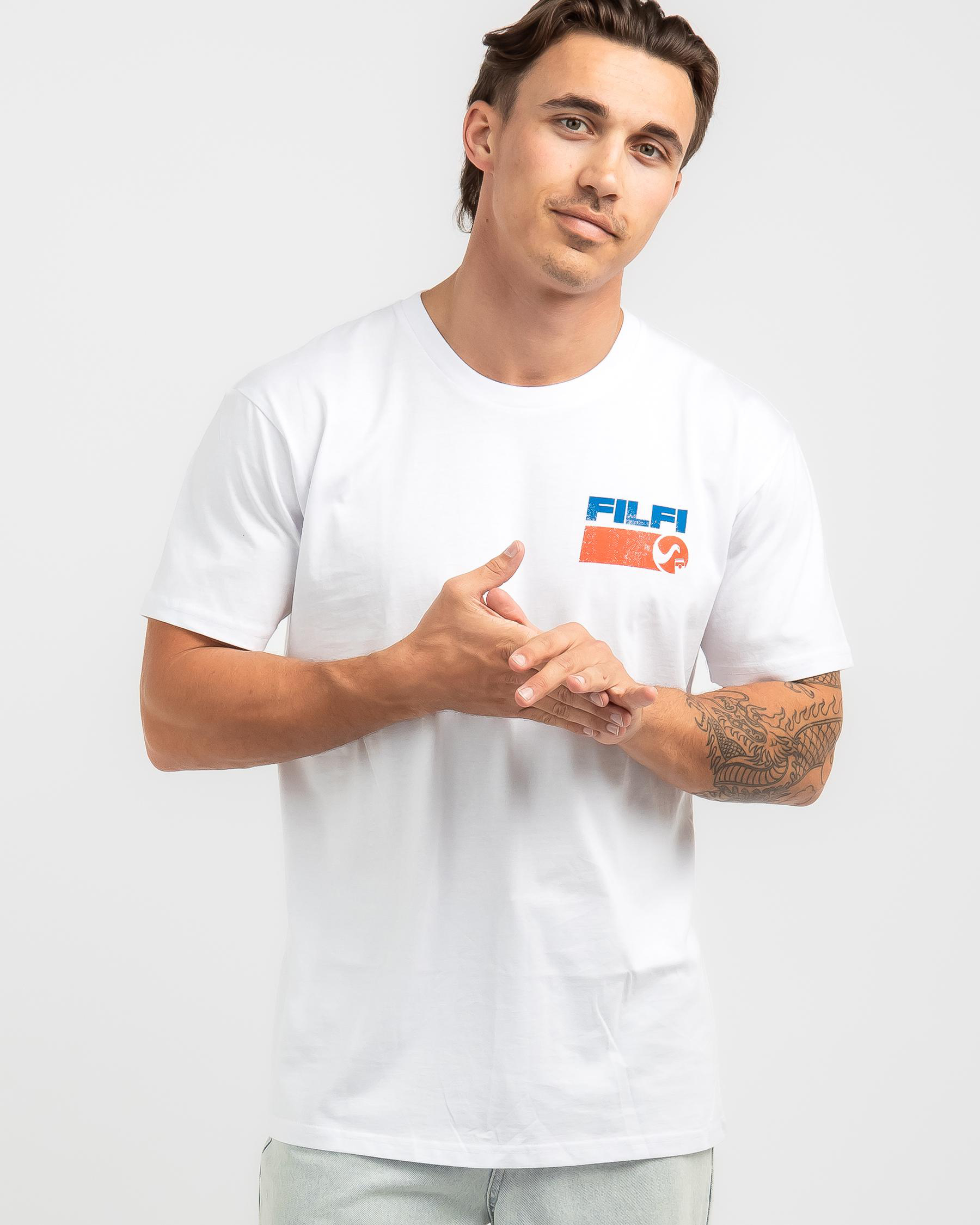 Shop Bush Chook Filfi T-Shirt In White - Fast Shipping & Easy Returns ...