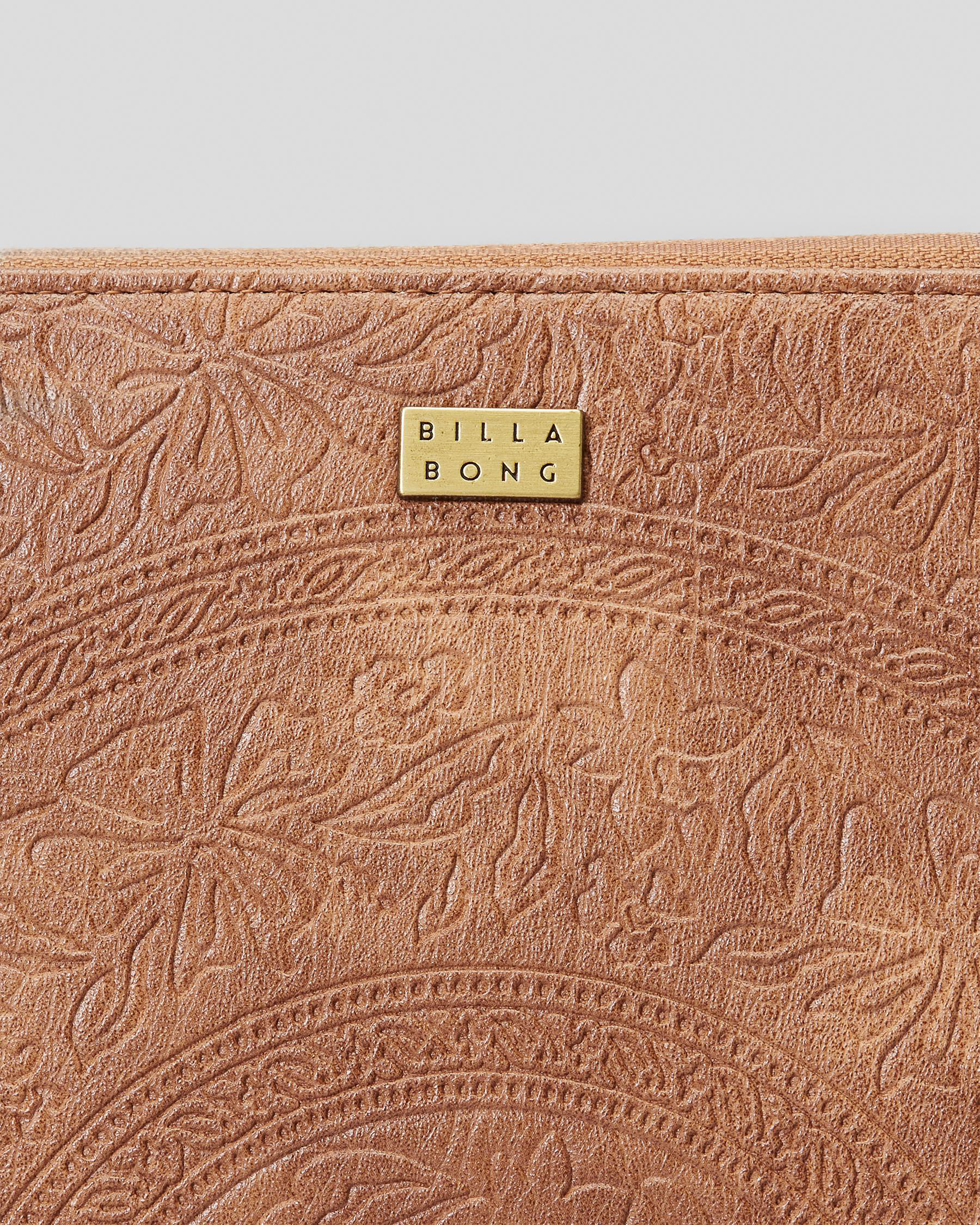Shop Billabong Hibiscus Travel Wallet In Tan - Fast Shipping & Easy ...