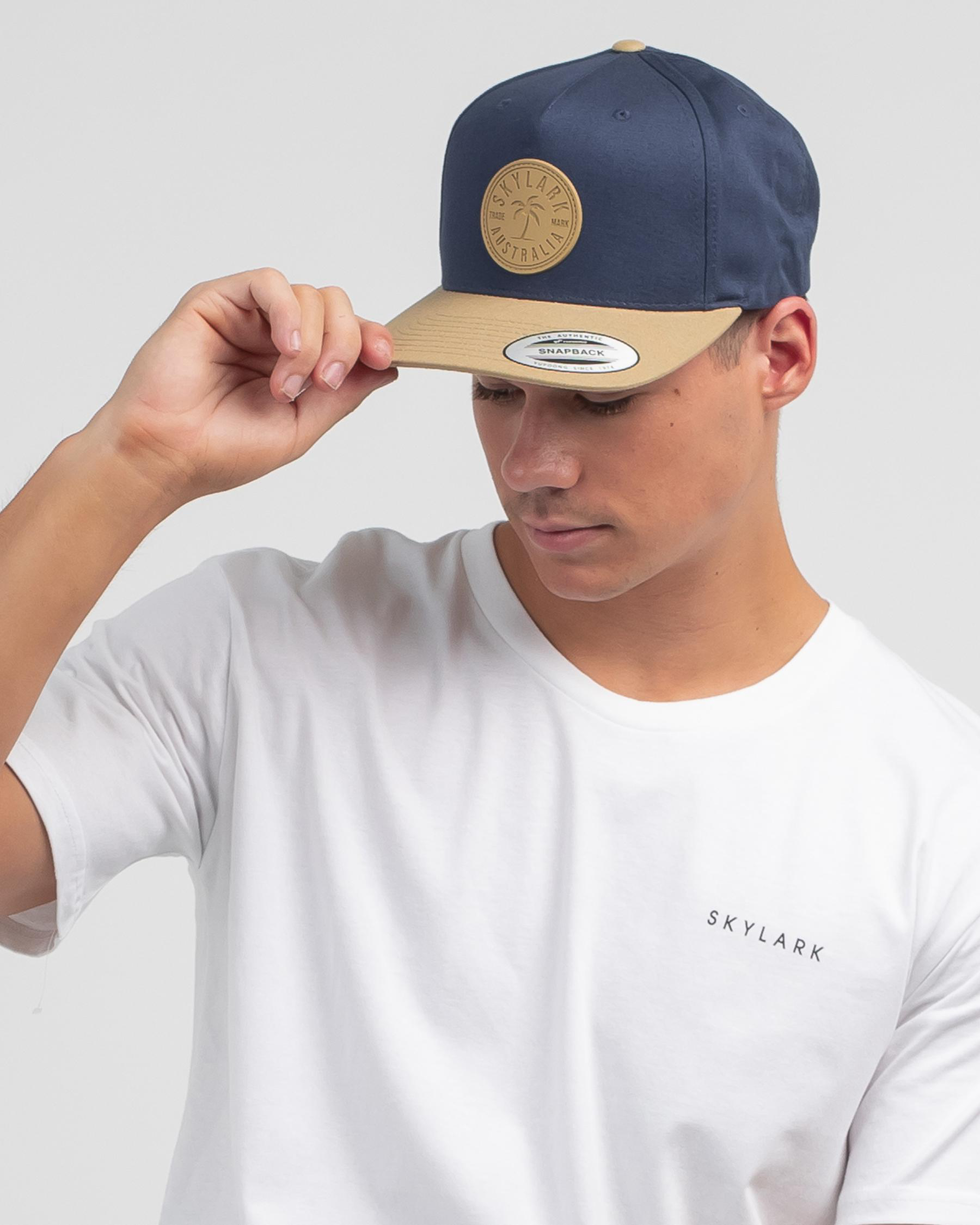 Shop Skylark Scour Snapback Cap In Navy/ Tan - Fast Shipping & Easy ...
