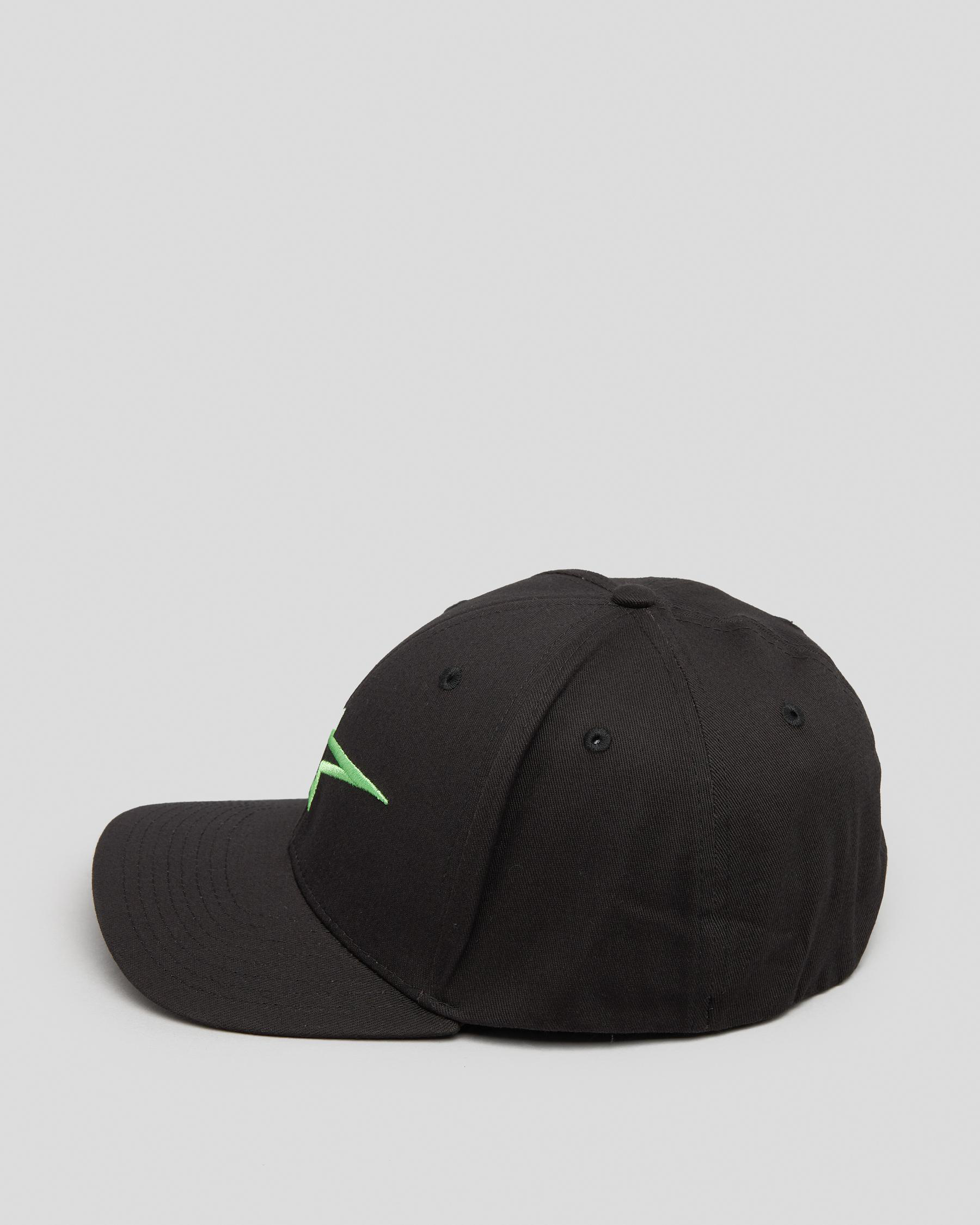 Shop Alpinestars Ageless Curve Cap In Black/green - Fast Shipping ...