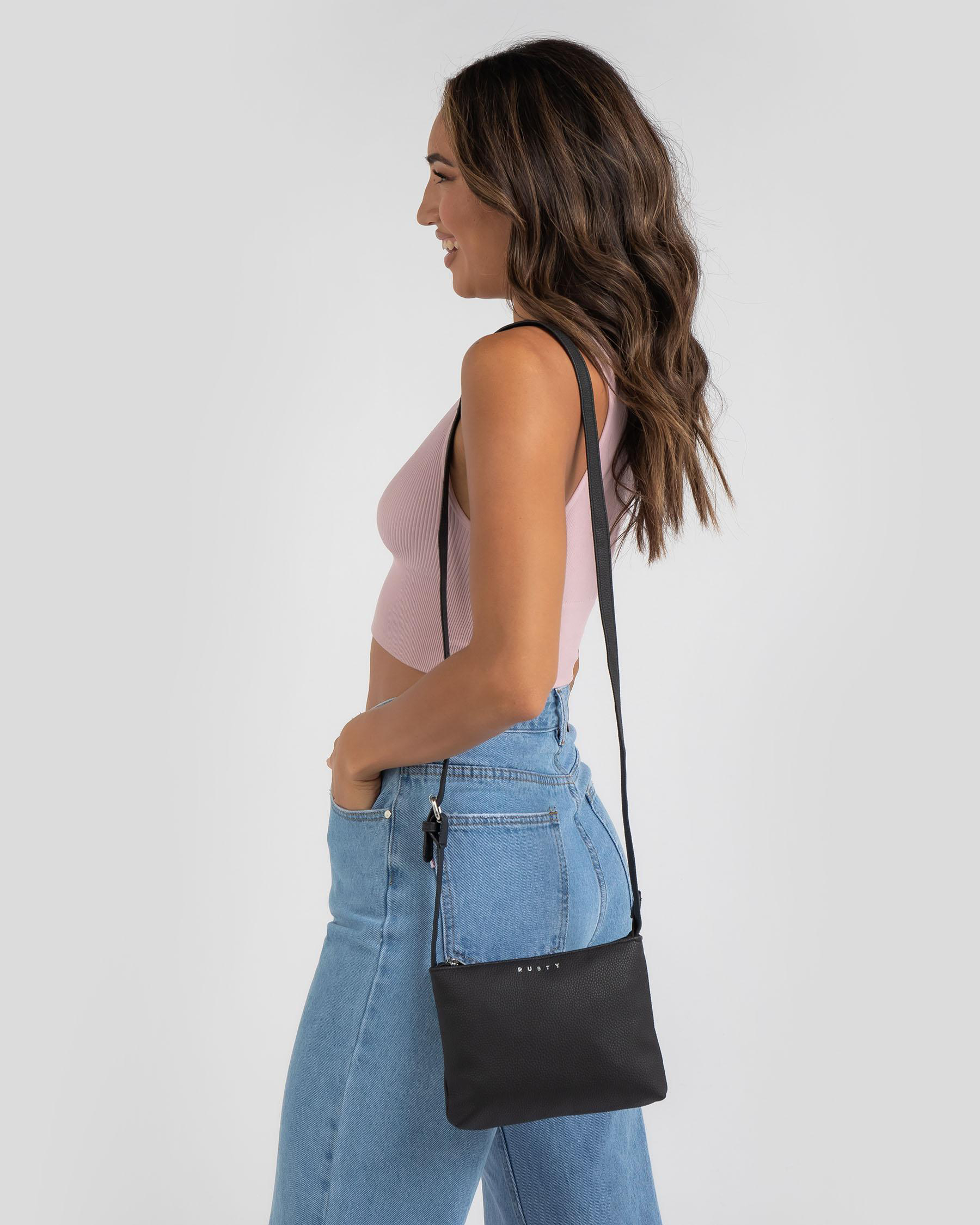 Shop Rusty Lola Crossbody Bag In Black - Fast Shipping & Easy Returns ...