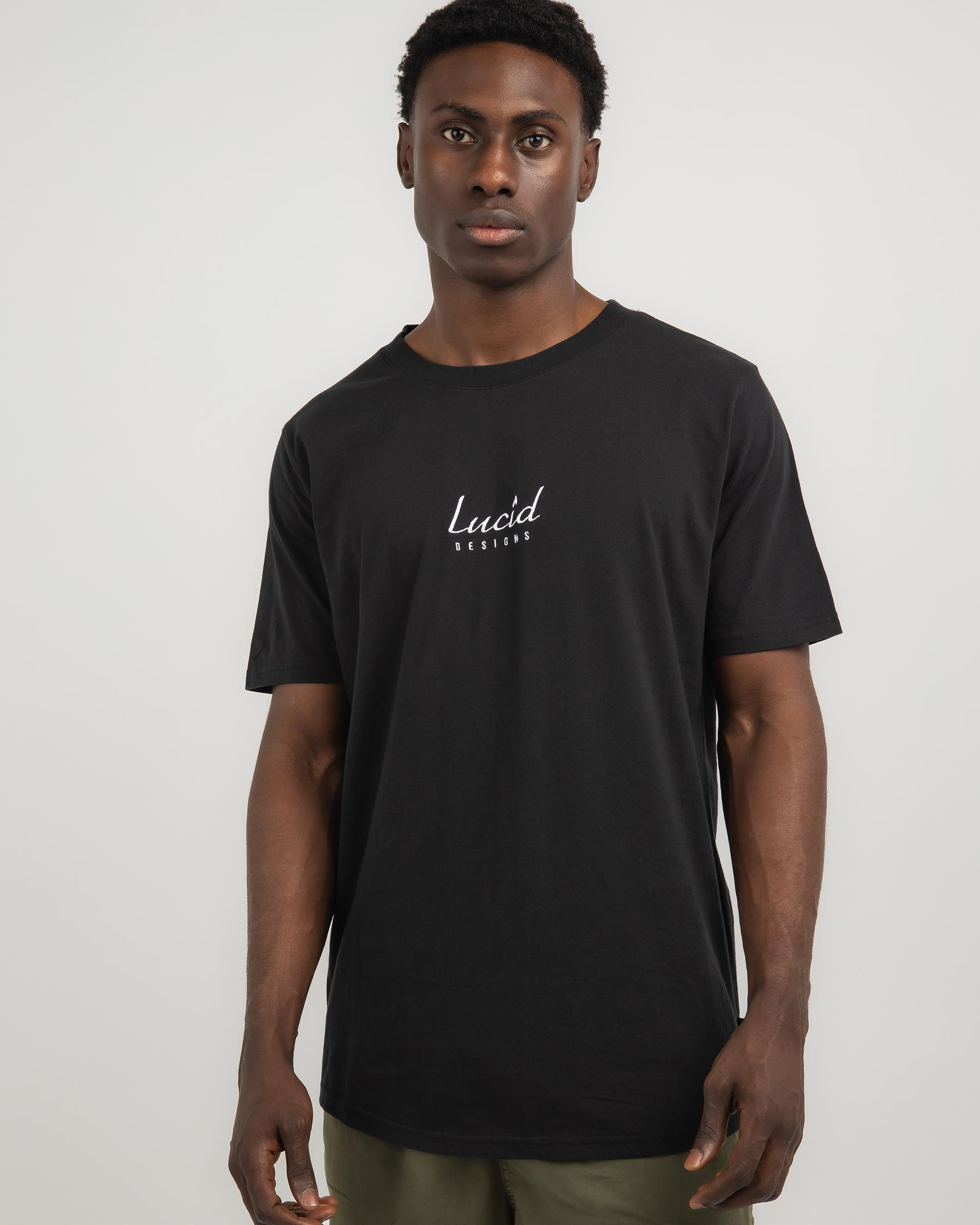 Shop Lucid Outsmart T-Shirt In Black - Fast Shipping & Easy Returns ...