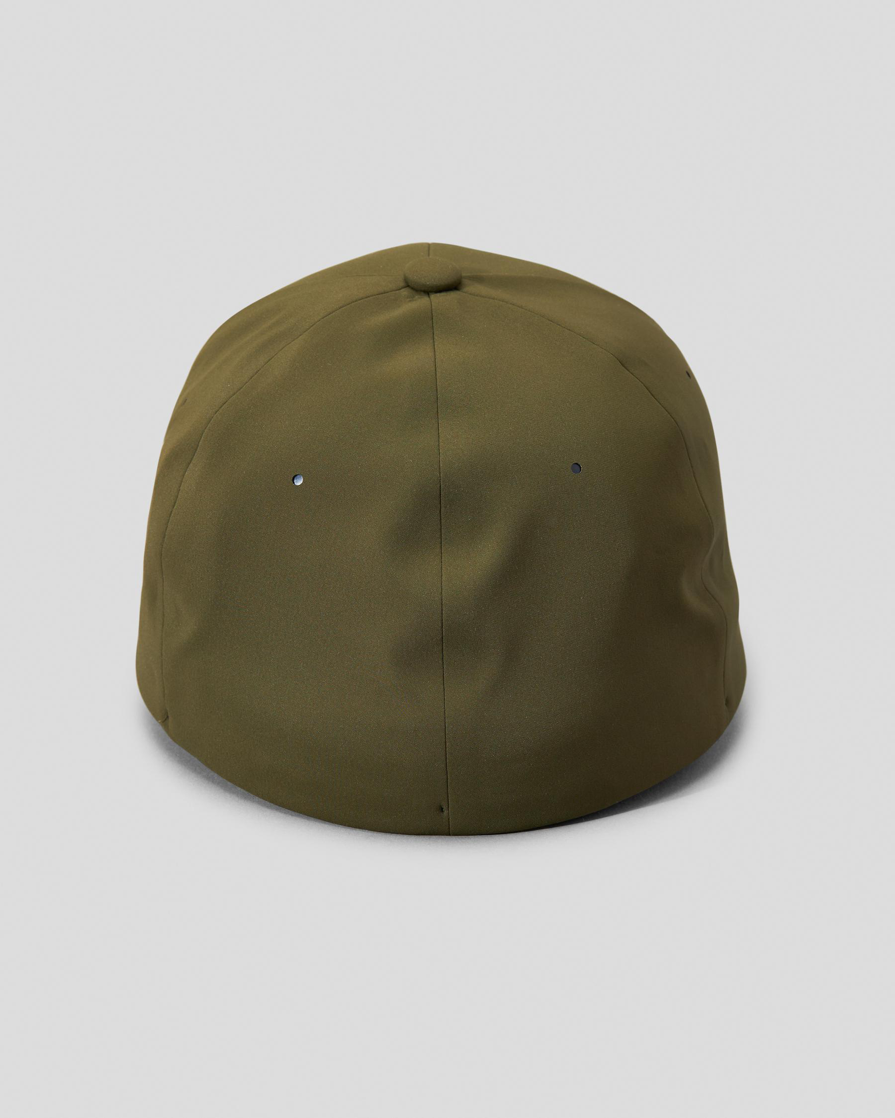 Shop Billabong Adiv Flexfit Delta Cap In Olive - Fast Shipping & Easy ...