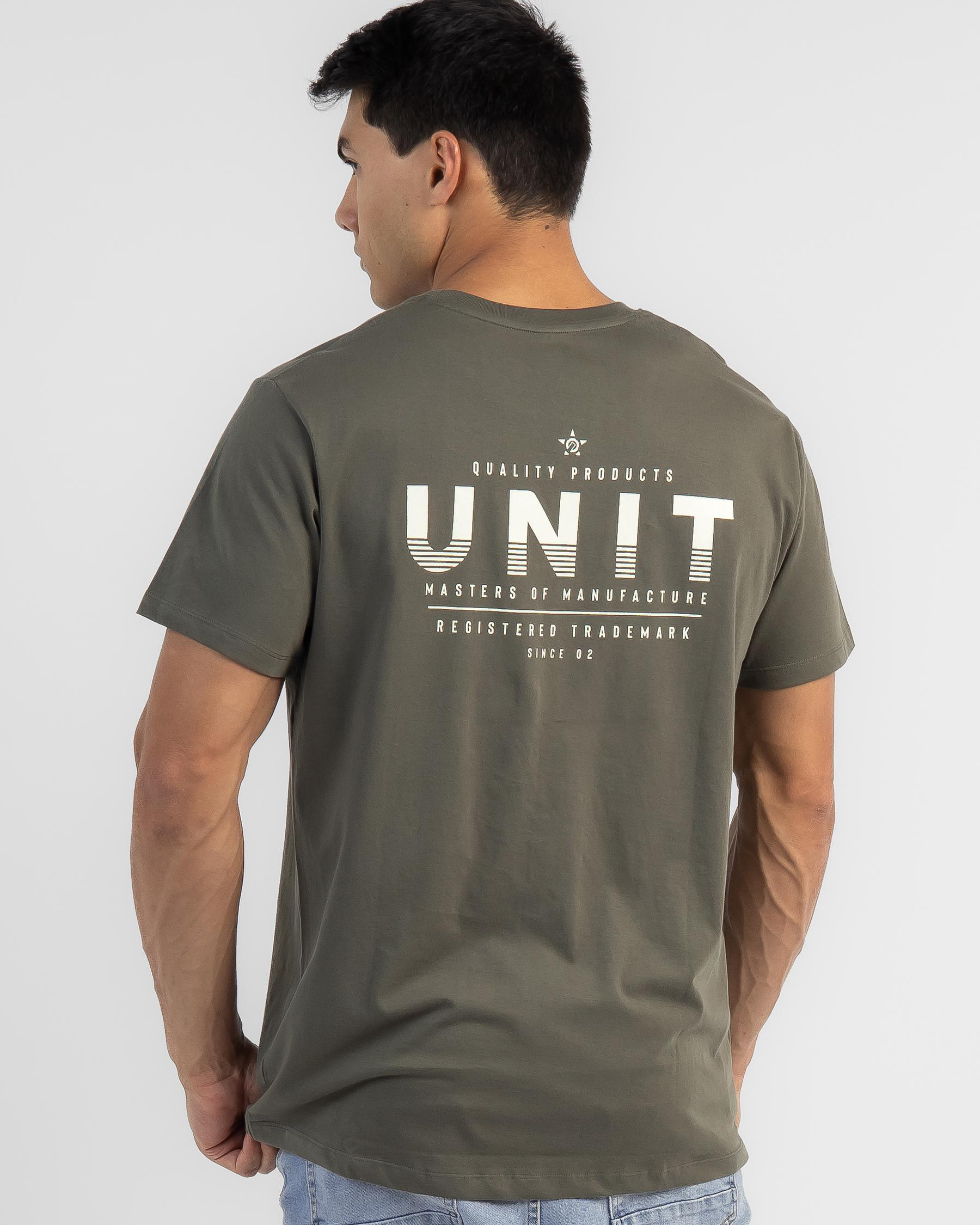 Shop Unit Bermuda T-Shirt In Military - Fast Shipping & Easy Returns ...