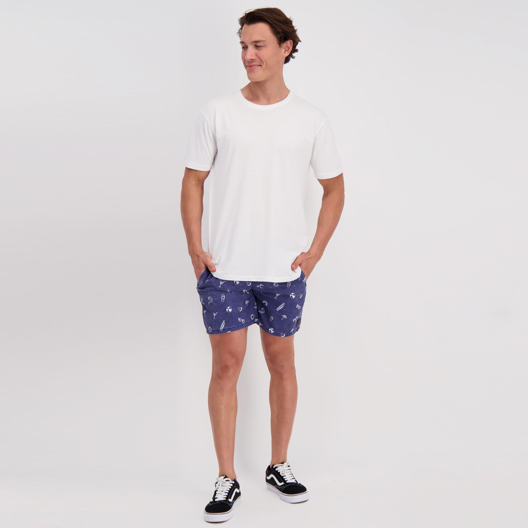 Shop Lucid Concoction Mully Shorts In Navy - Fast Shipping & Easy ...