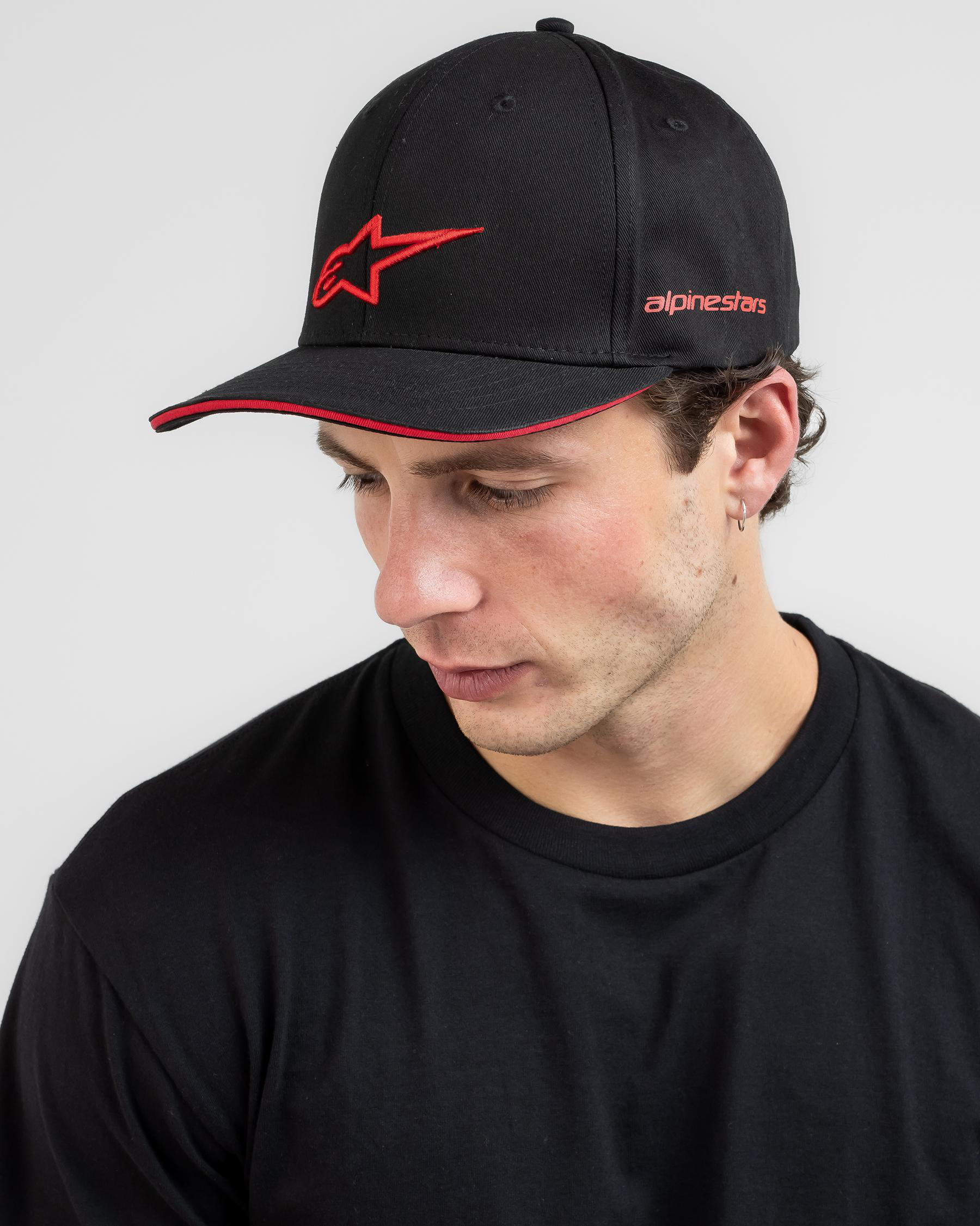 Shop Alpinestars Rostrum Cap In Black/red - Fast Shipping & Easy ...
