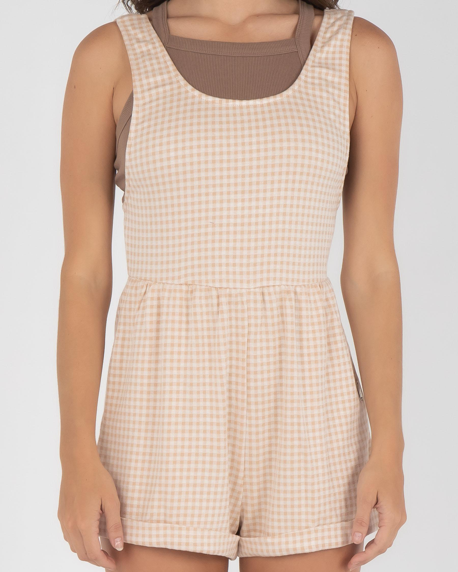 Shop Mooloola Rae Overalls In Natural - Fast Shipping & Easy Returns ...