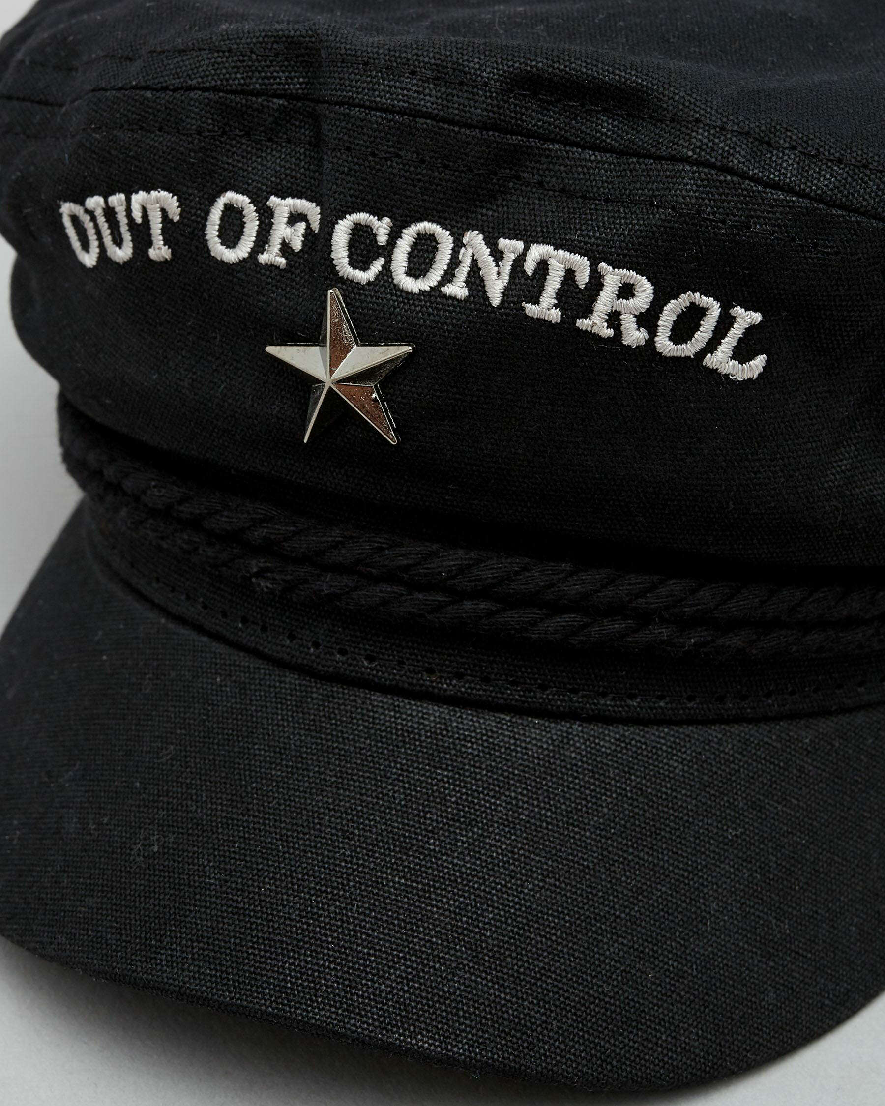 Shop Brixton Out Of Control Fiddler Cap In Black - Fast Shipping & Easy ...