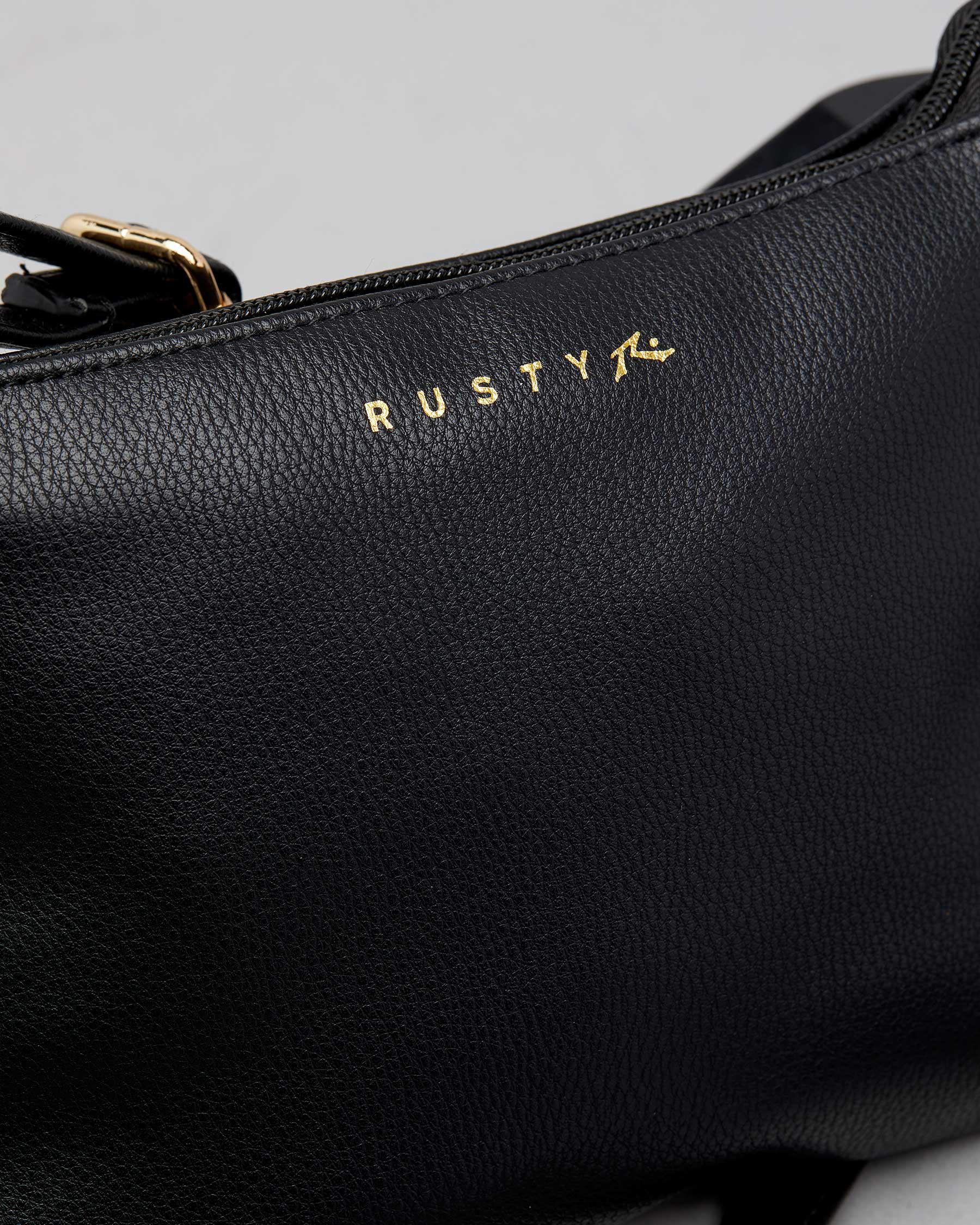 Shop Rusty Revival Crossbody Bag In Black - Fast Shipping & Easy ...
