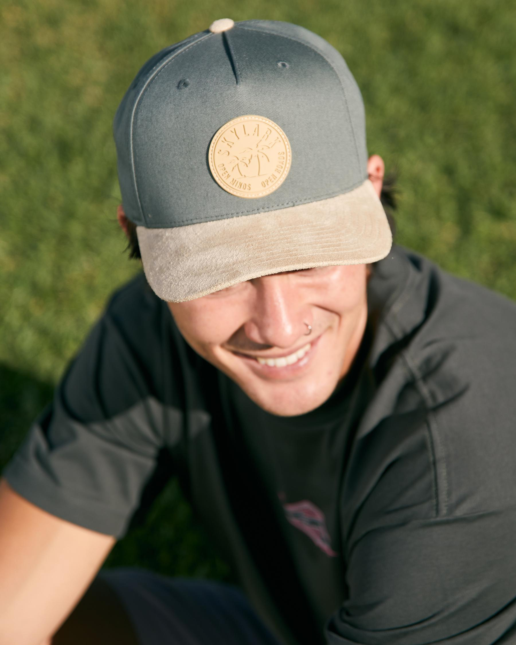 Skylark Bliss Snapback Cap In Olive/cream - Fast Shipping & Easy ...