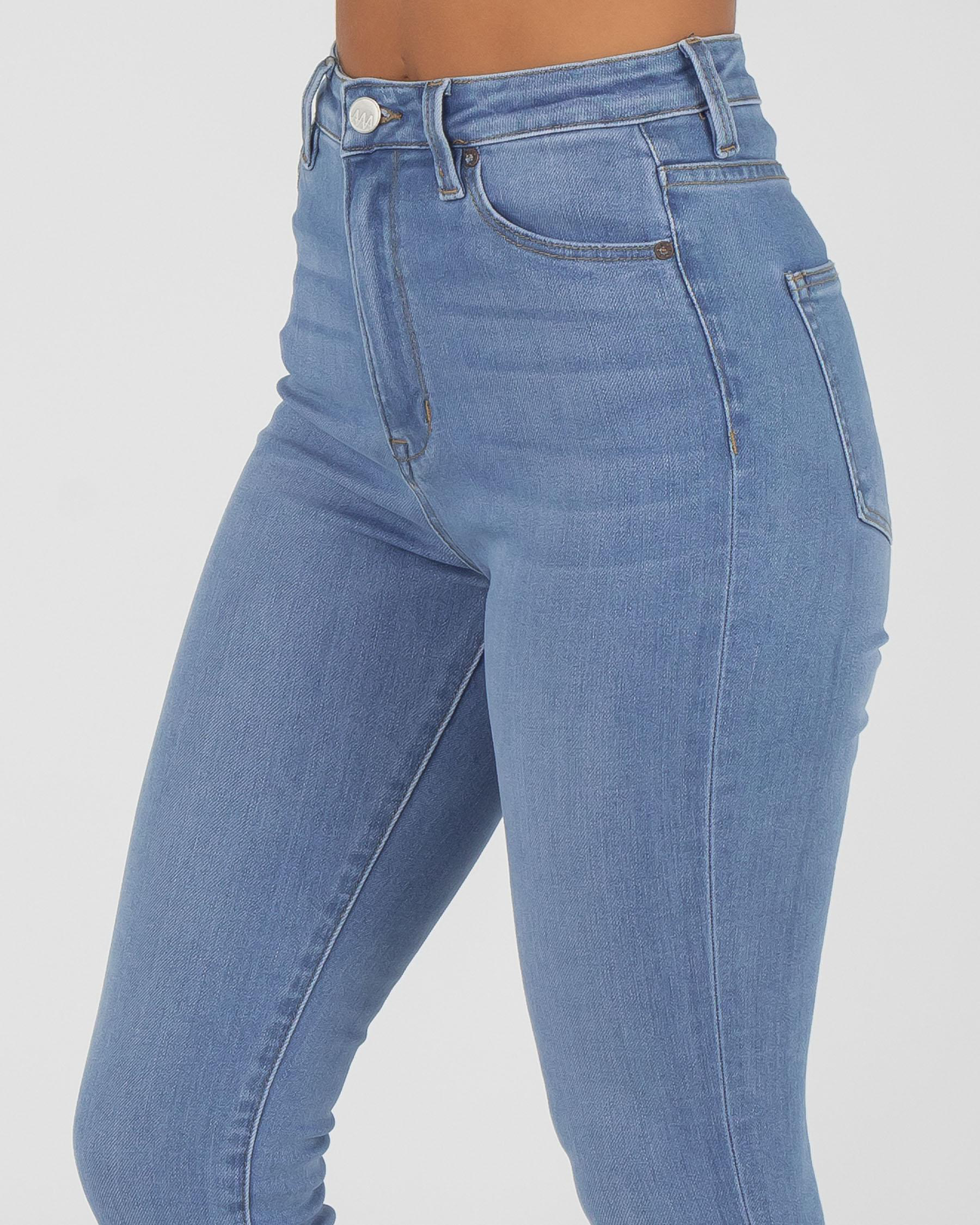 Shop Ziggy Denim Ziggy Denim Skyscraper Jeans In Blue Lover - Fast ...