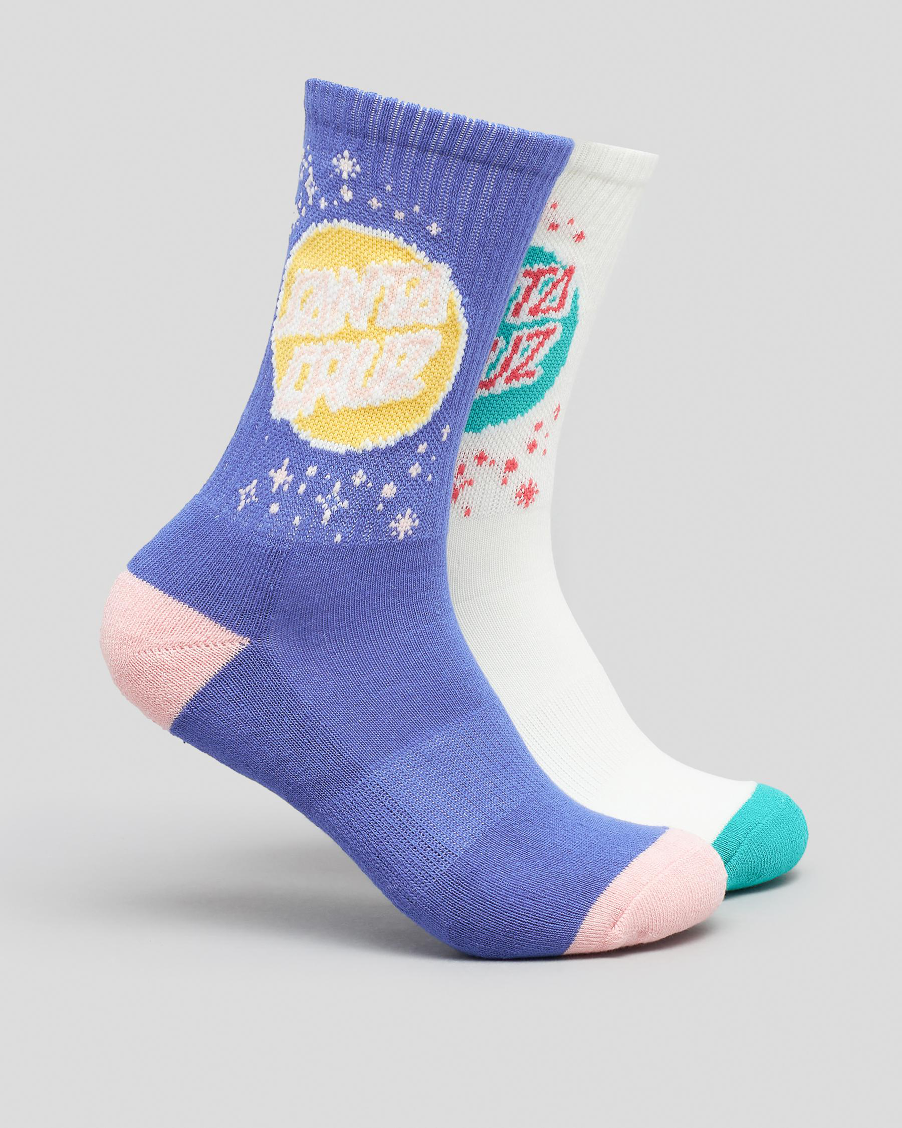 Shop Santa Cruz Girls' Cosmic Other Dot Sock Pack In Multi - Fast Shipping & Easy Returns - City ...