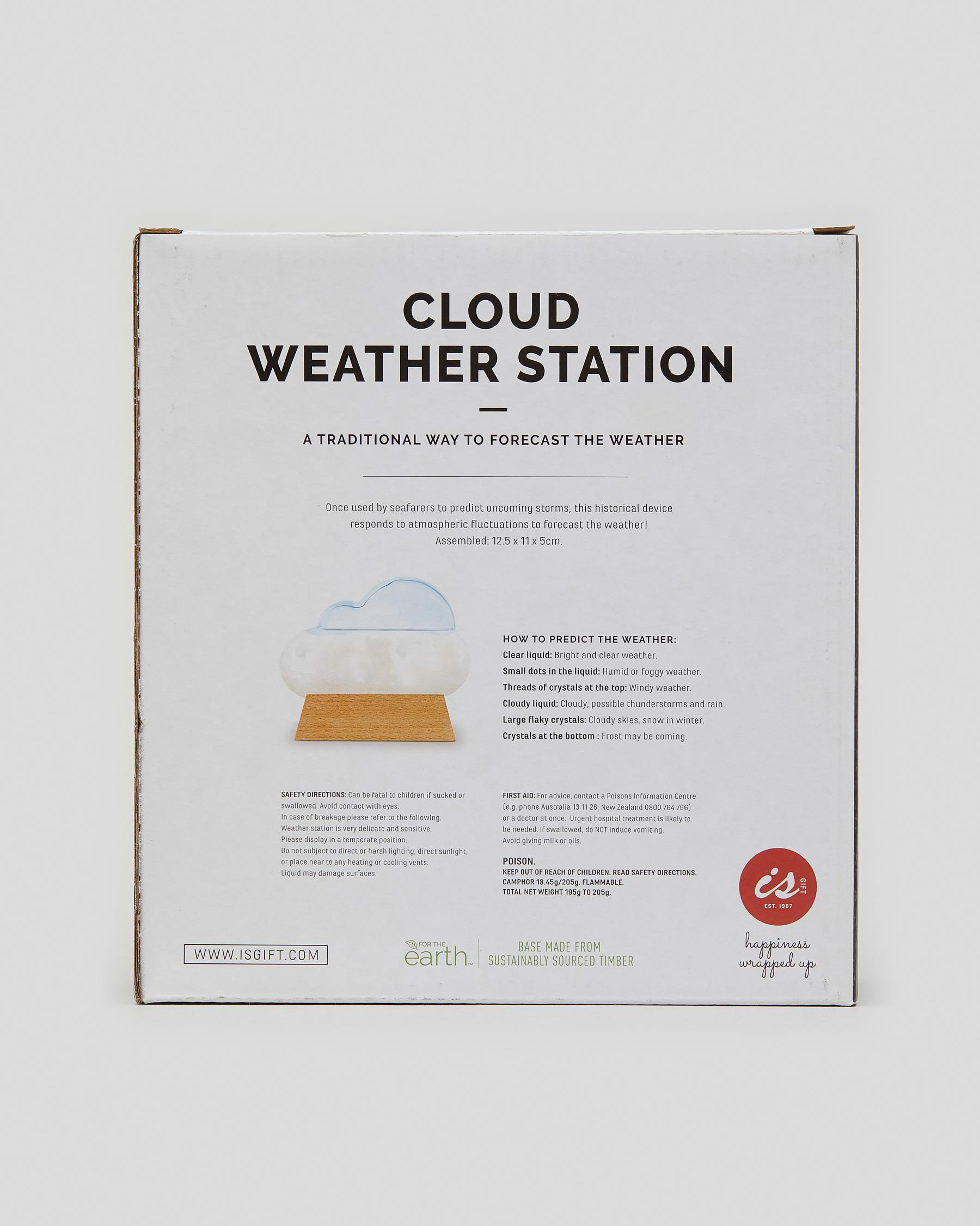 Shop Get It Now Cloud Weather Station In Blue - Fast Shipping & Easy ...
