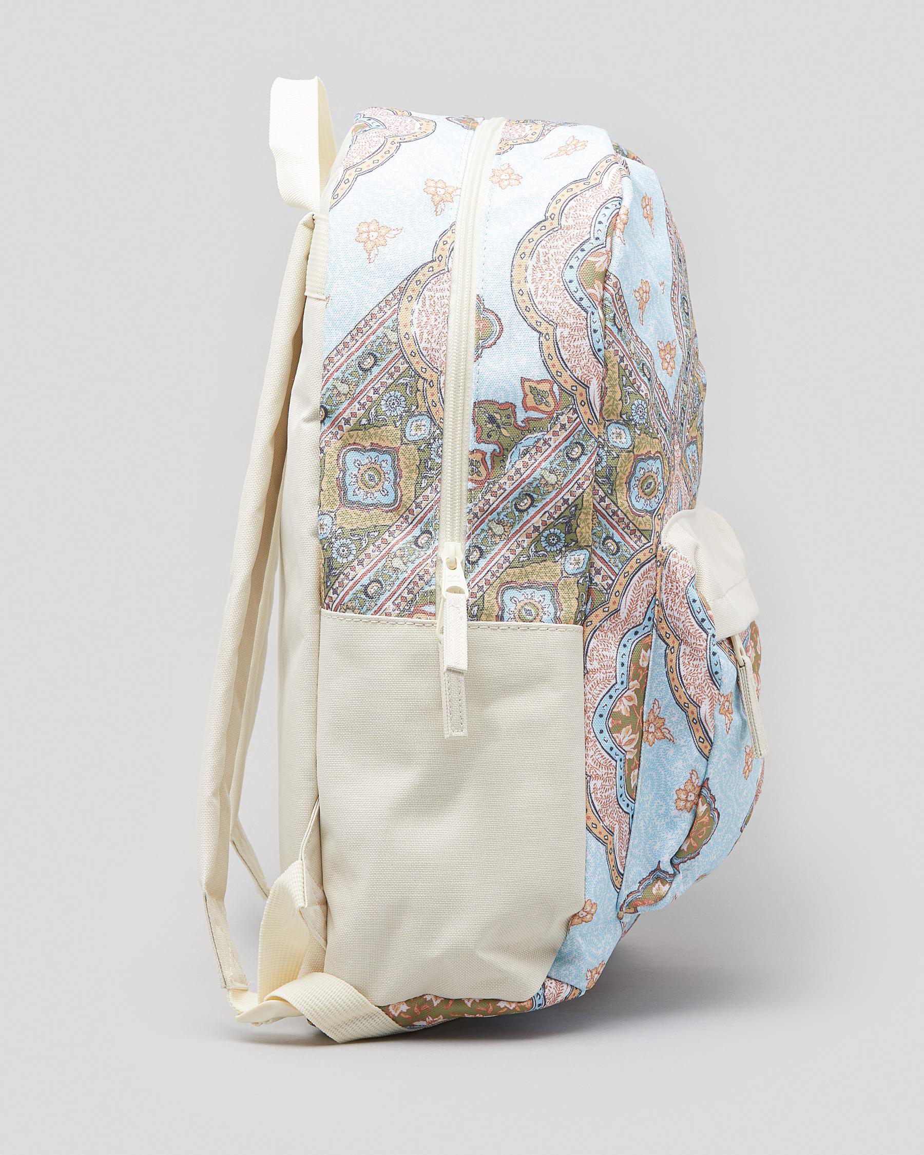 Shop Billabong Luxe Schools Out Backpack In Salt Crystal - Fast ...